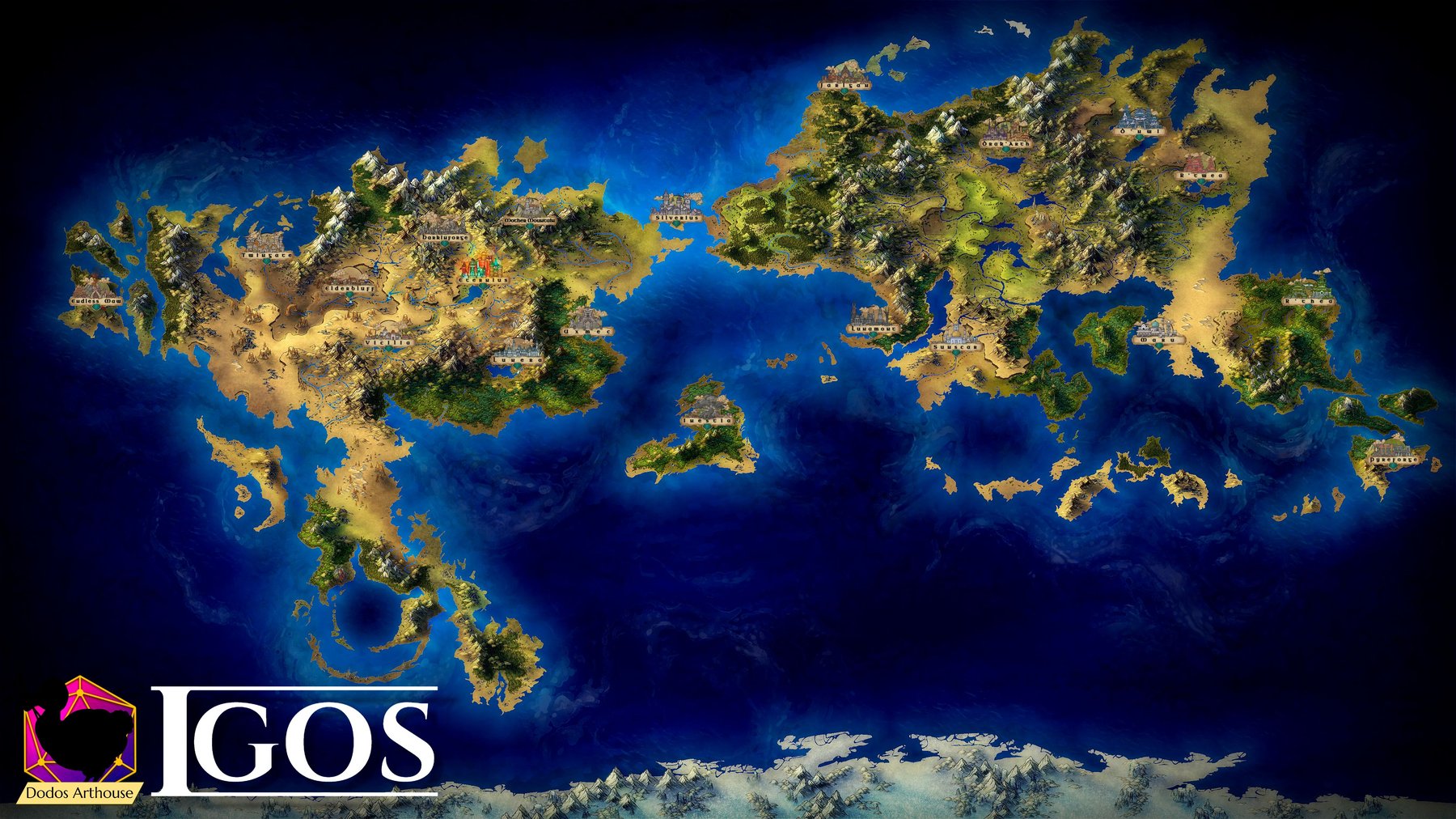Igos - Worldmap Commission (POI) | Inkarnate - Create Fantasy Maps Online