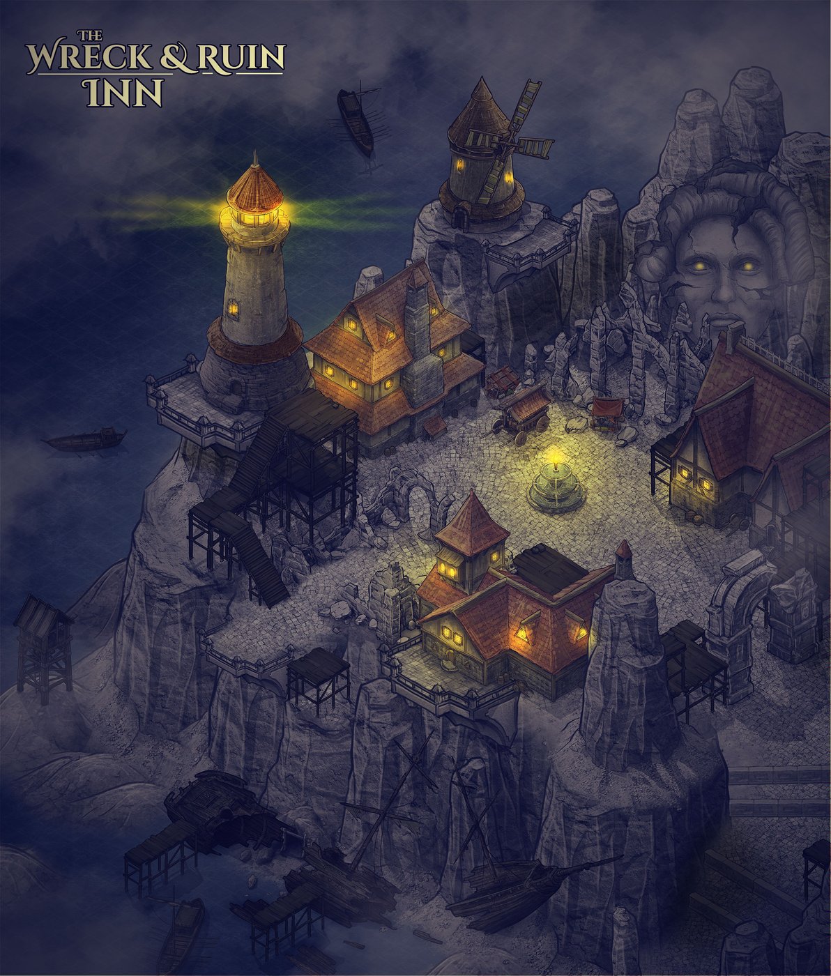 Wreck & Ruin Inn | Inkarnate - Create Fantasy Maps Online