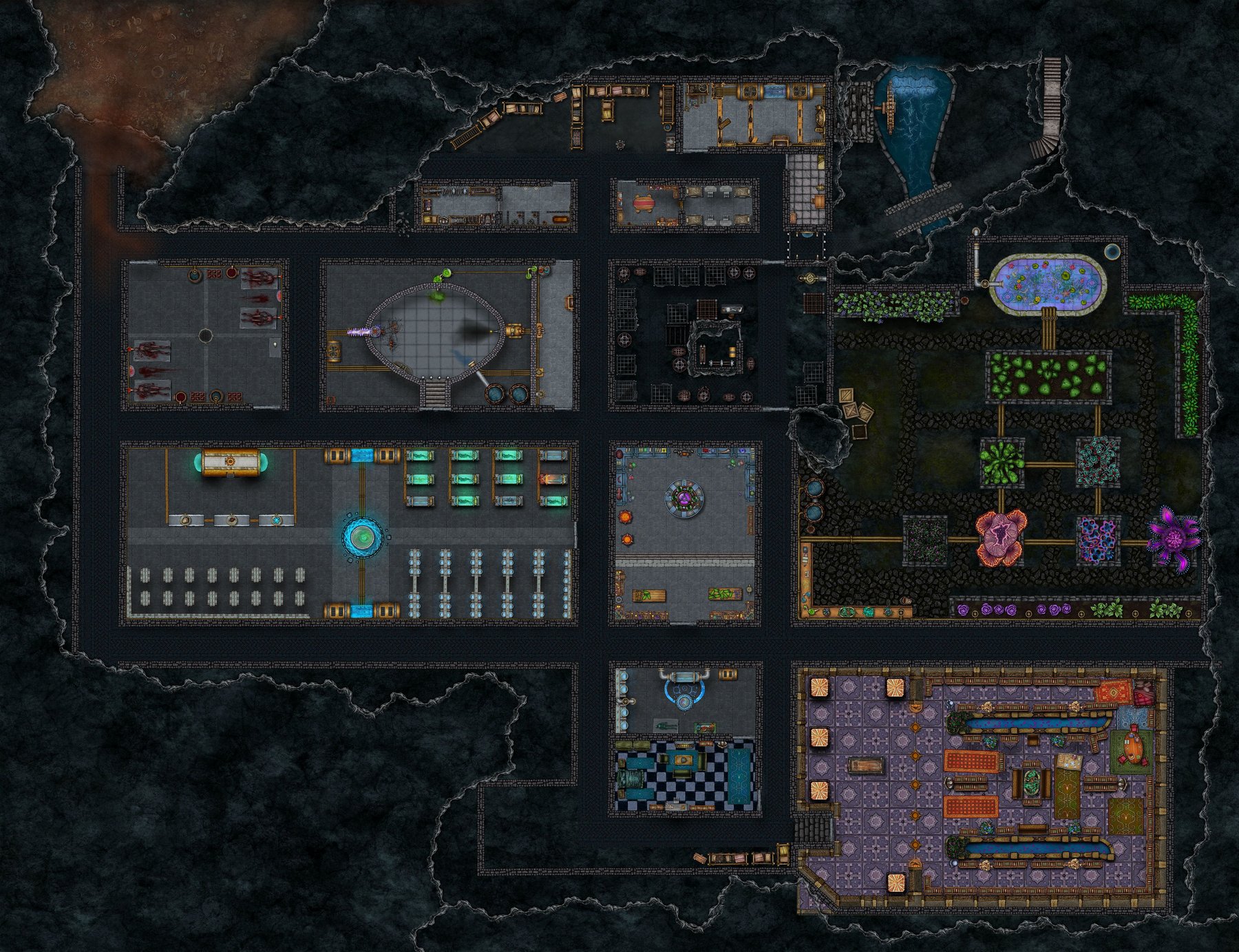 Rotnam Secret Laboratory | Inkarnate - Create Fantasy Maps Online