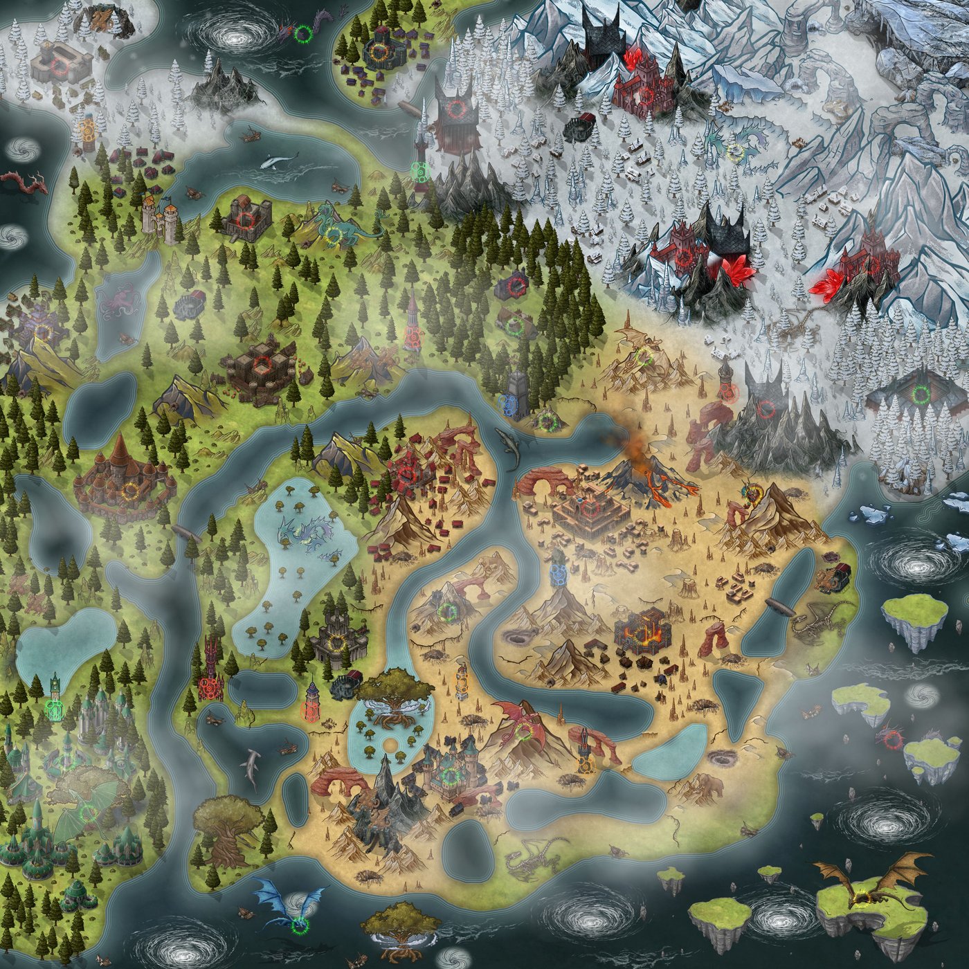 Demon slayer (DND map) | Inkarnate - Create Fantasy Maps Online