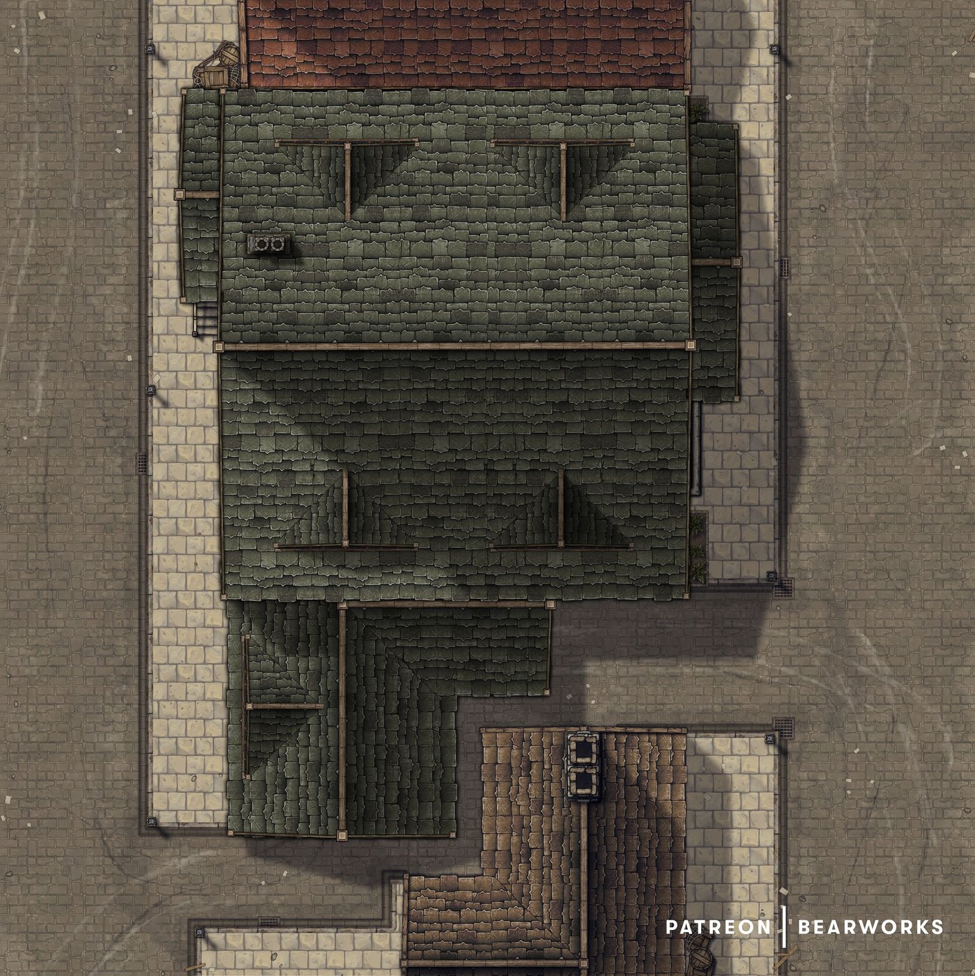 Urban Mortuary | Roof | Inkarnate - Create Fantasy Maps Online
