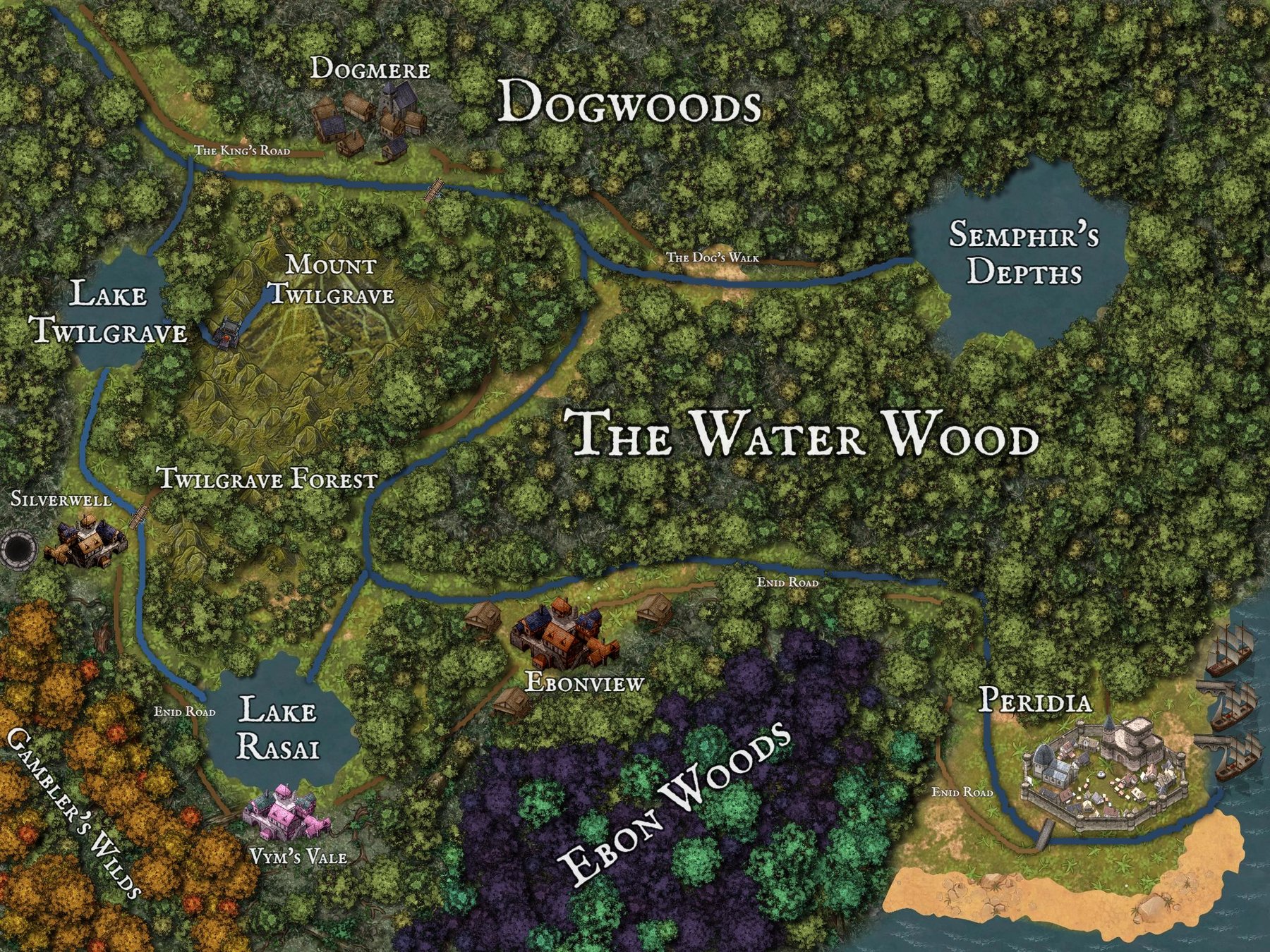 The Barony of Aishi. | Inkarnate - Create Fantasy Maps Online