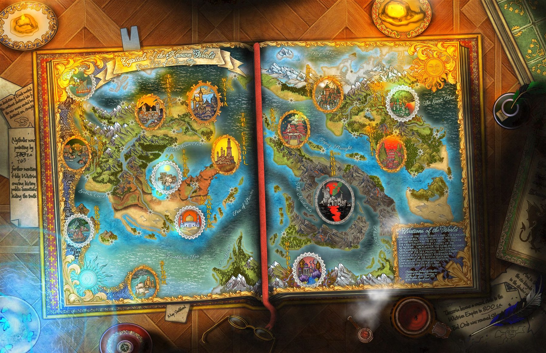 Contest Entry World Map | Inkarnate - Create Fantasy Maps Online