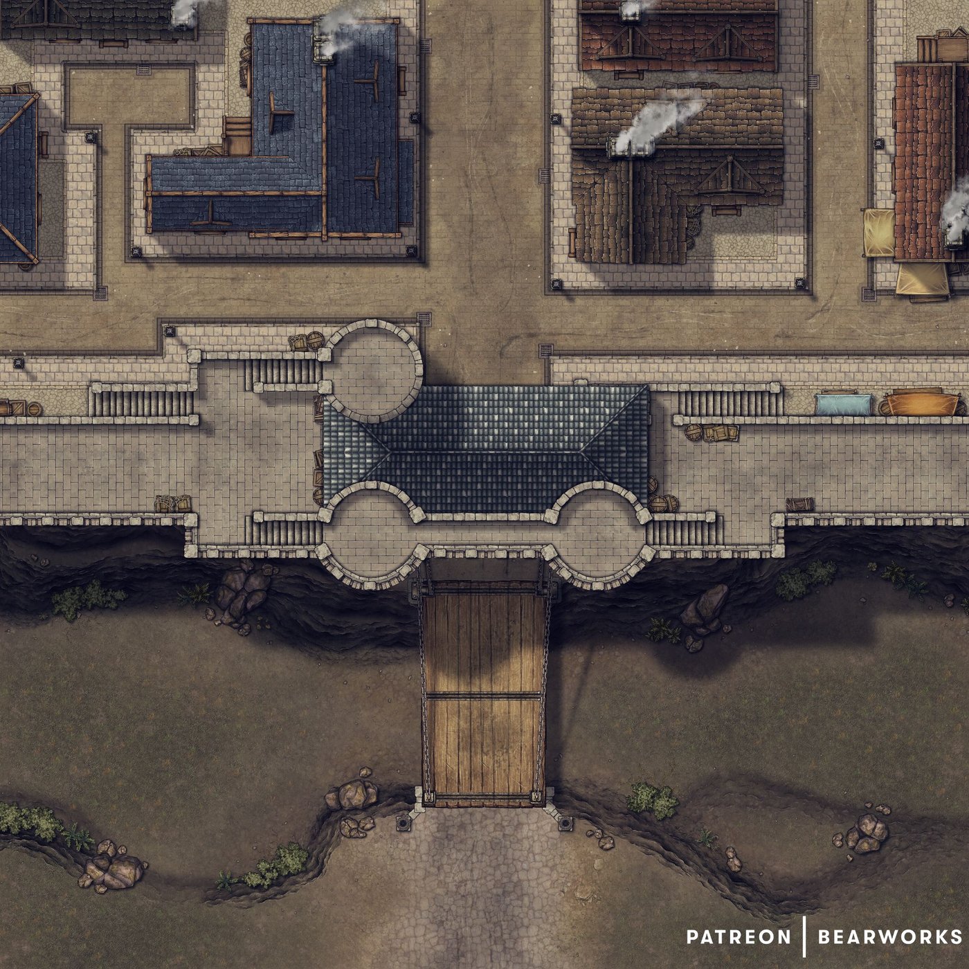 City Gates | Roof | Inkarnate - Create Fantasy Maps Online