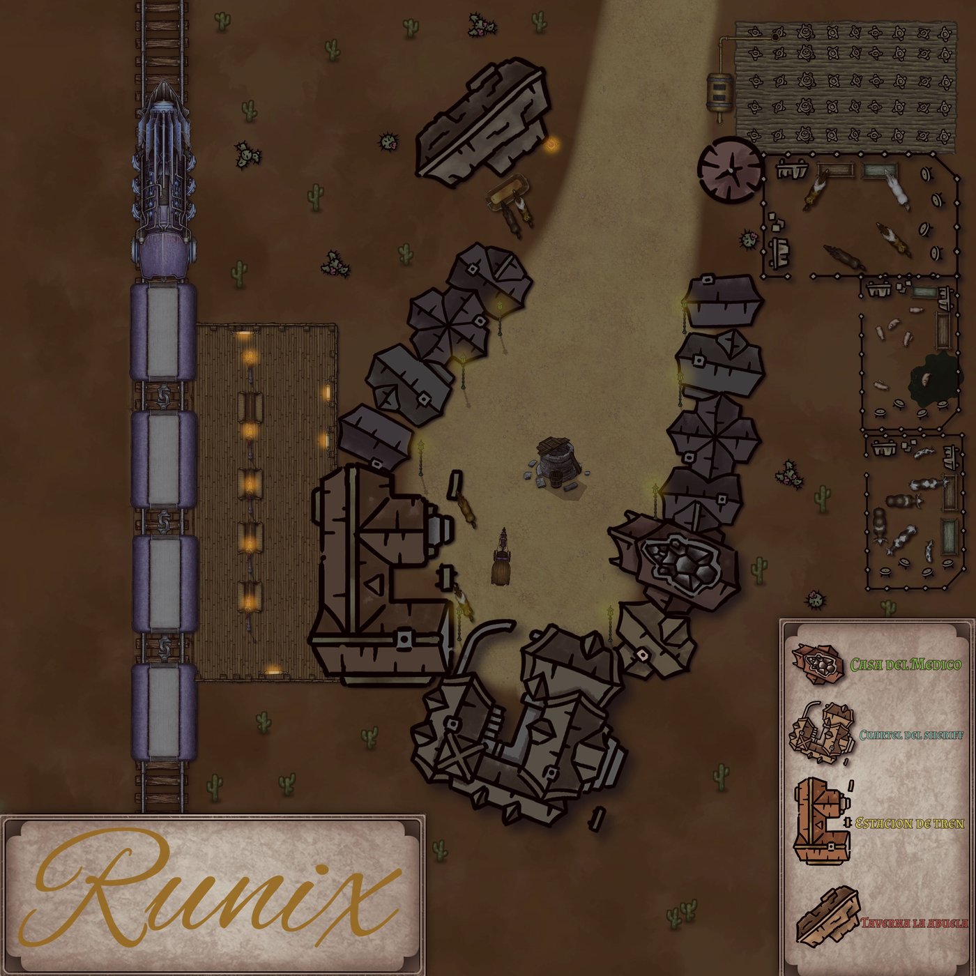 Runix de noche | Inkarnate - Create Fantasy Maps Online