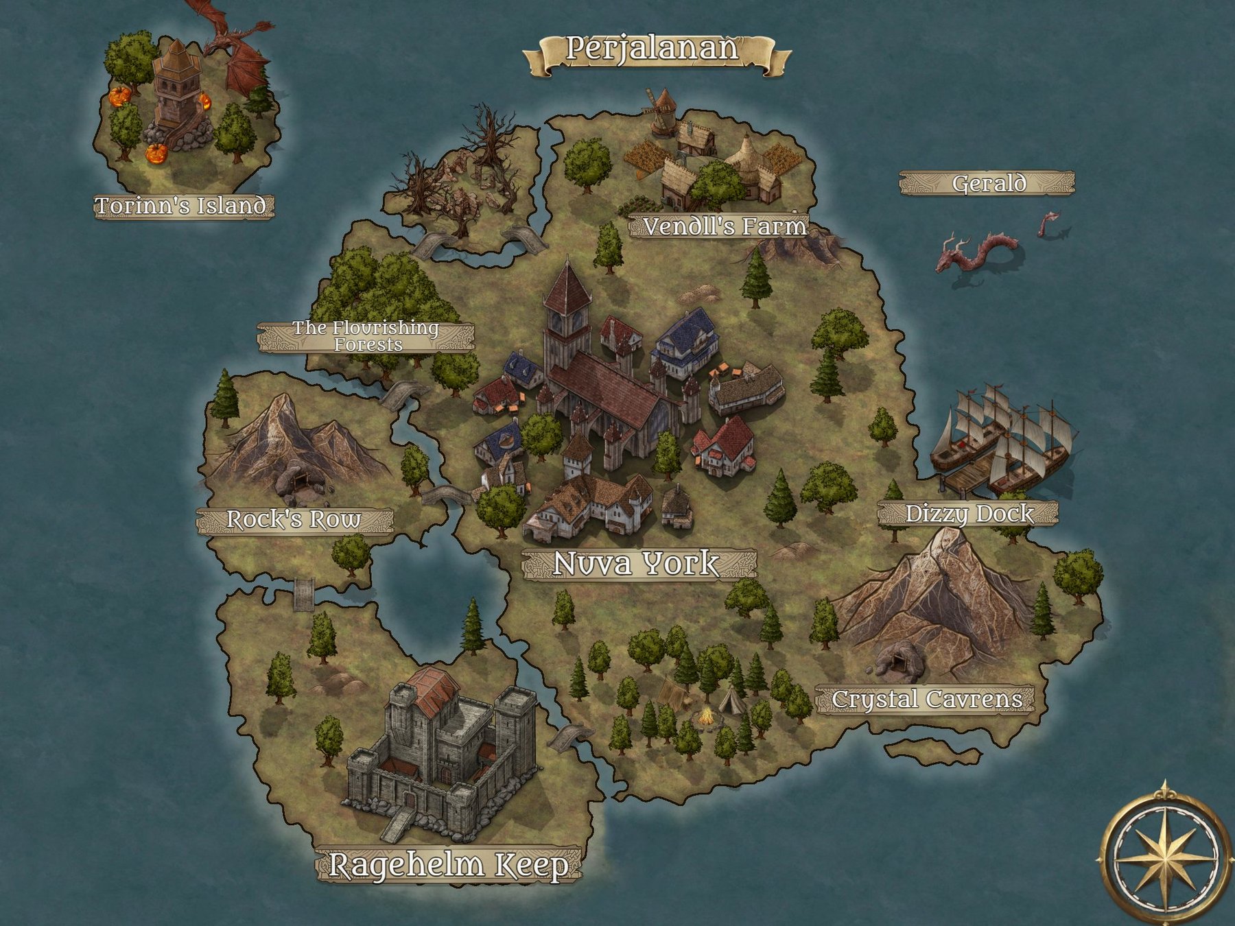 Perjalanan | Inkarnate - Create Fantasy Maps Online