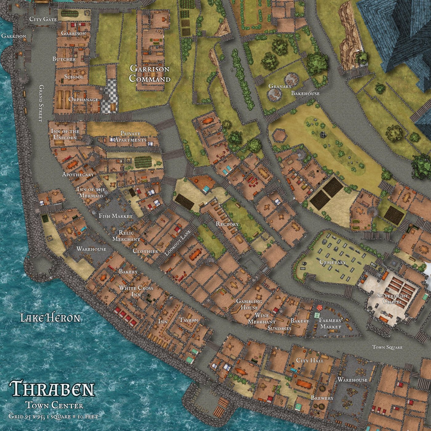 Thraben Town Center | Inkarnate - Create Fantasy Maps Online