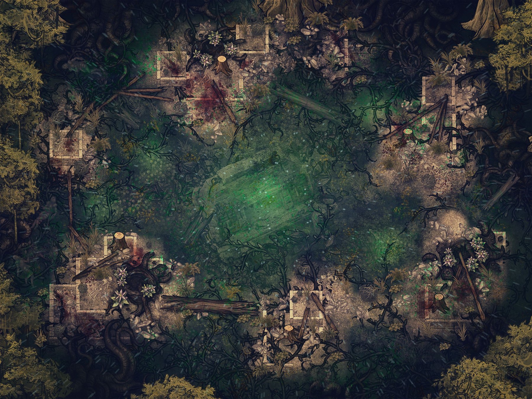 Macabre Marshland | Inkarnate - Create Fantasy Maps Online