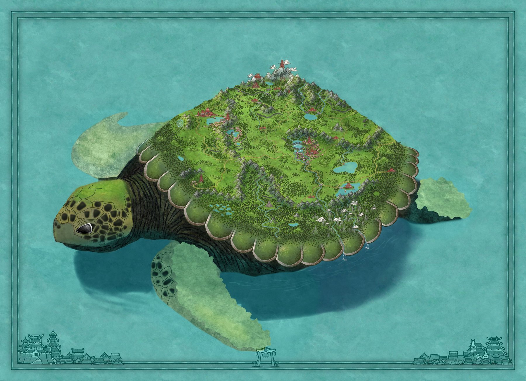 Turtle World | Inkarnate - Create Fantasy Maps Online