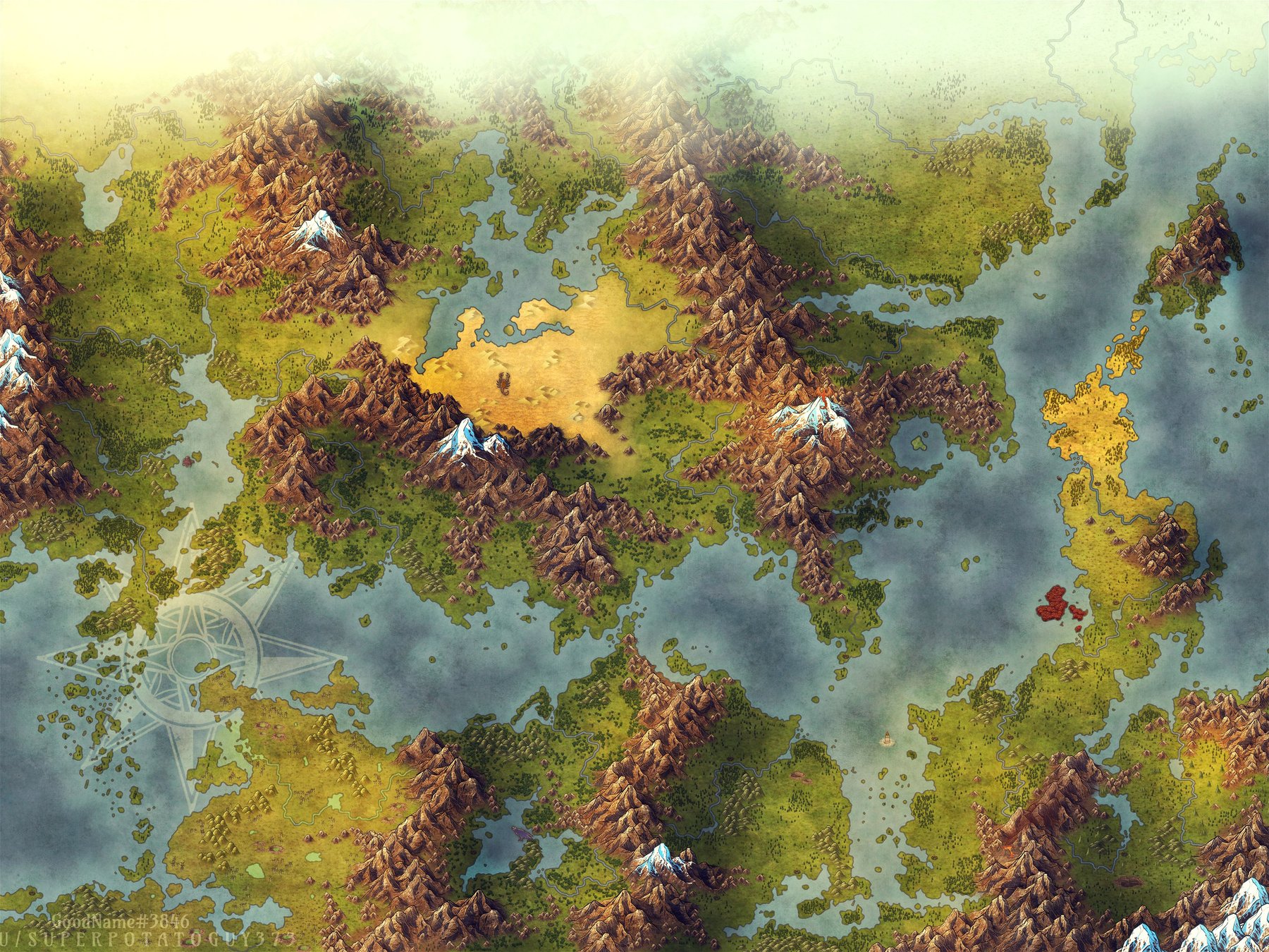 The Central Realms | Inkarnate - Create Fantasy Maps Online