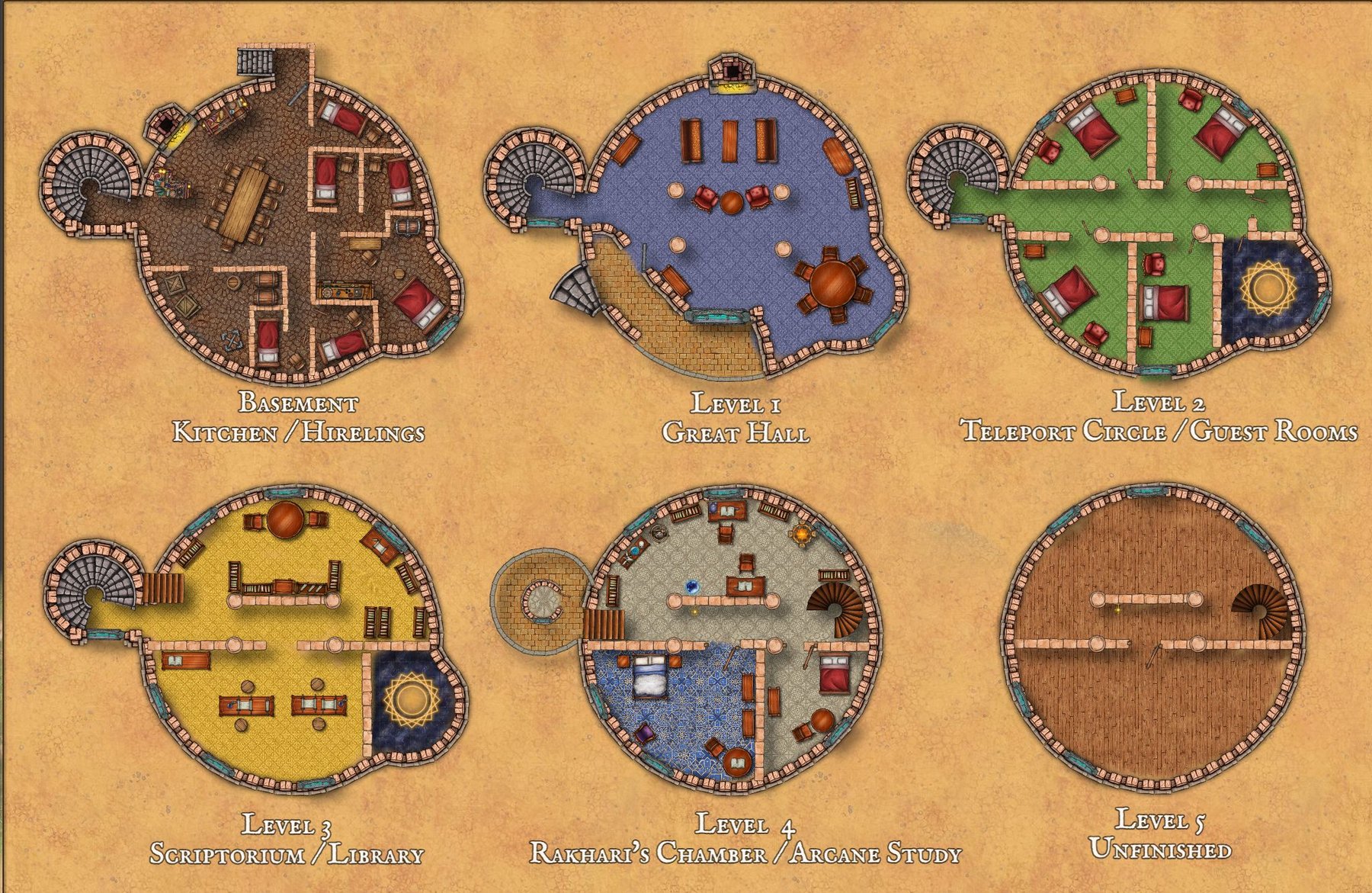 Rakhari's Bastion | Inkarnate - Create Fantasy Maps Online