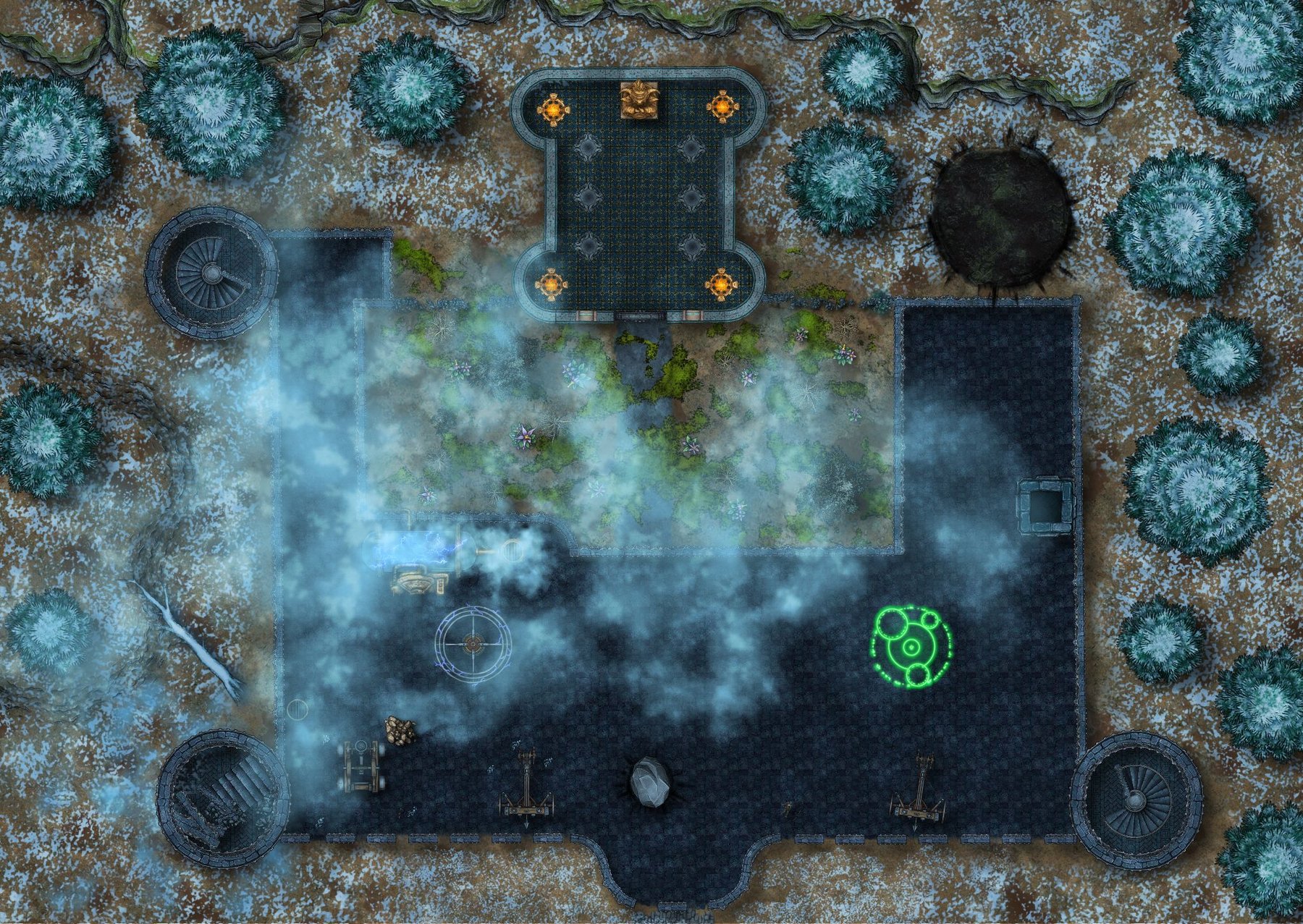 Darkhold Castle Battlements | Inkarnate - Create Fantasy Maps Online