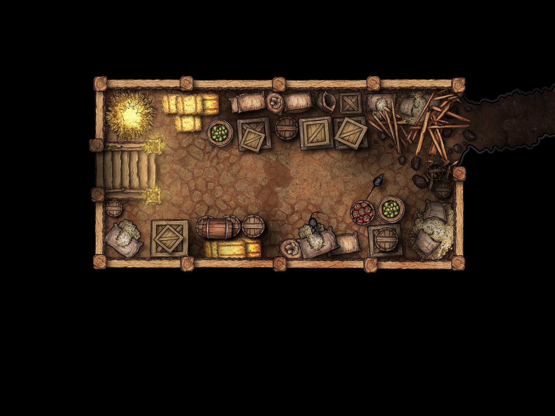 Infested Warehouse - Day 9 | Inkarnate - Create Fantasy Maps Online