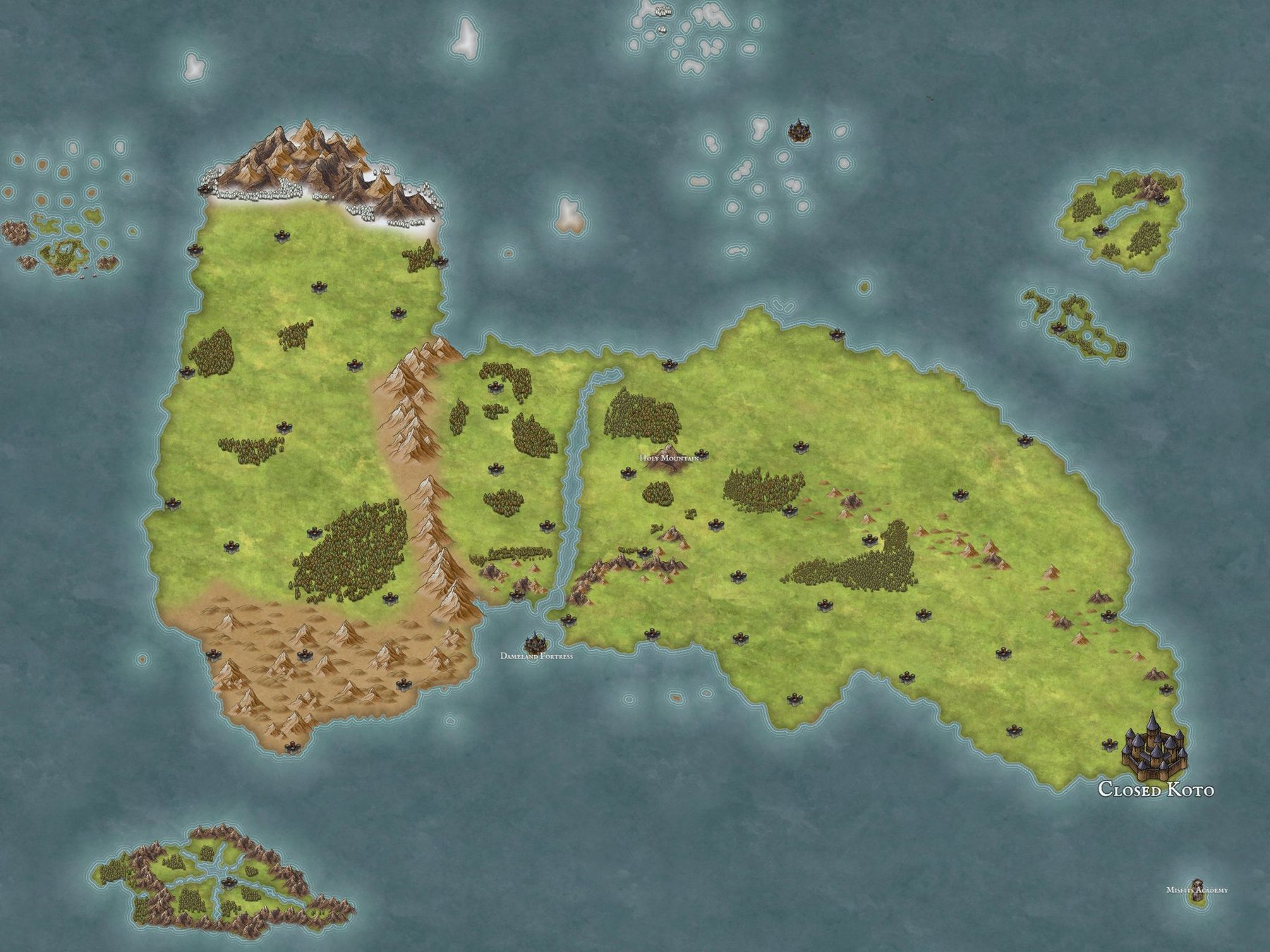The Castles | Inkarnate - Create Fantasy Maps Online