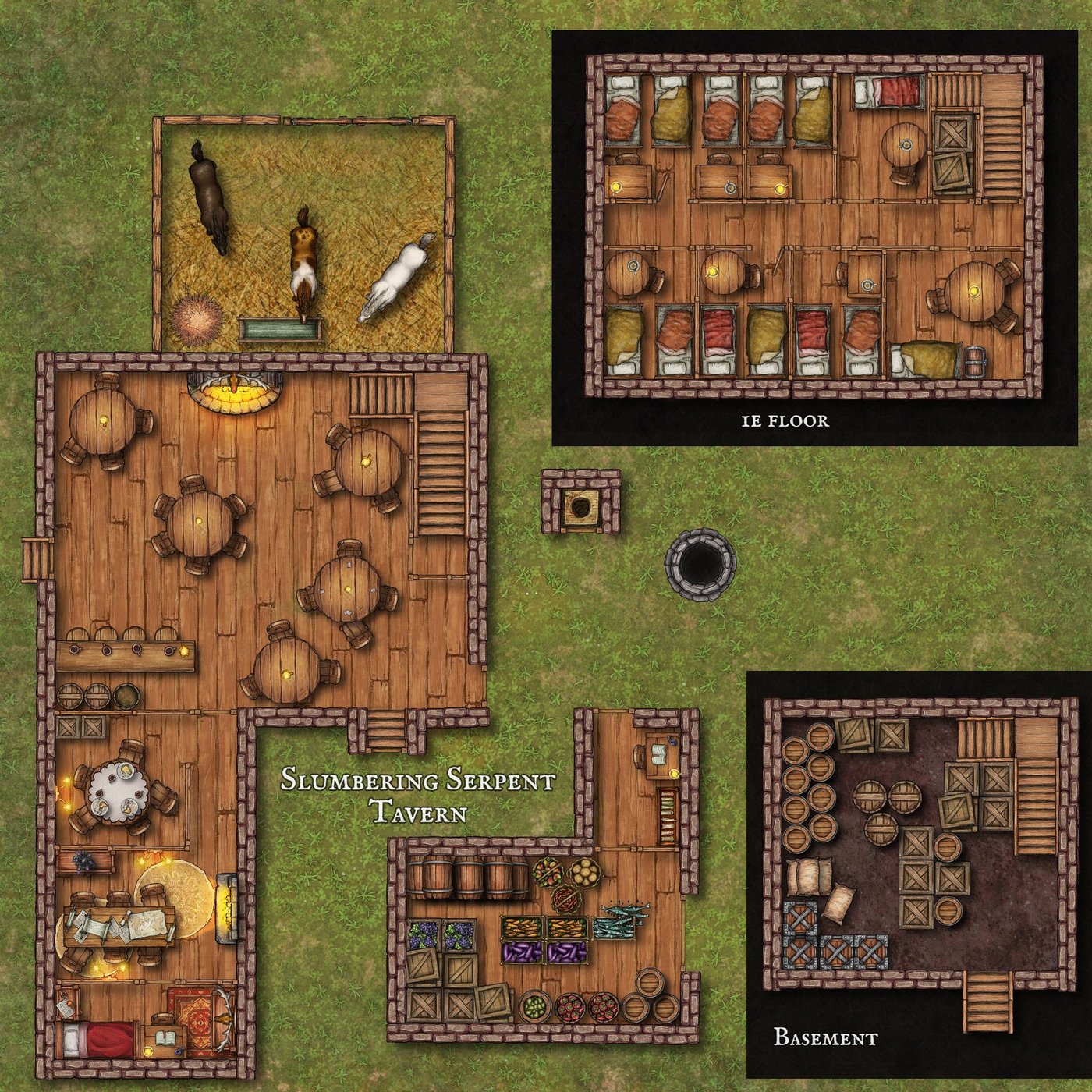 Slumbering Serpent | Inkarnate - Create Fantasy Maps Online