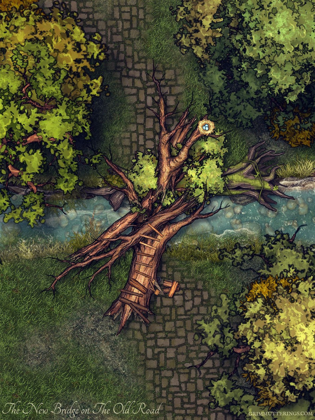 The New Bridge on The Old Road | Inkarnate - Create Fantasy Maps Online