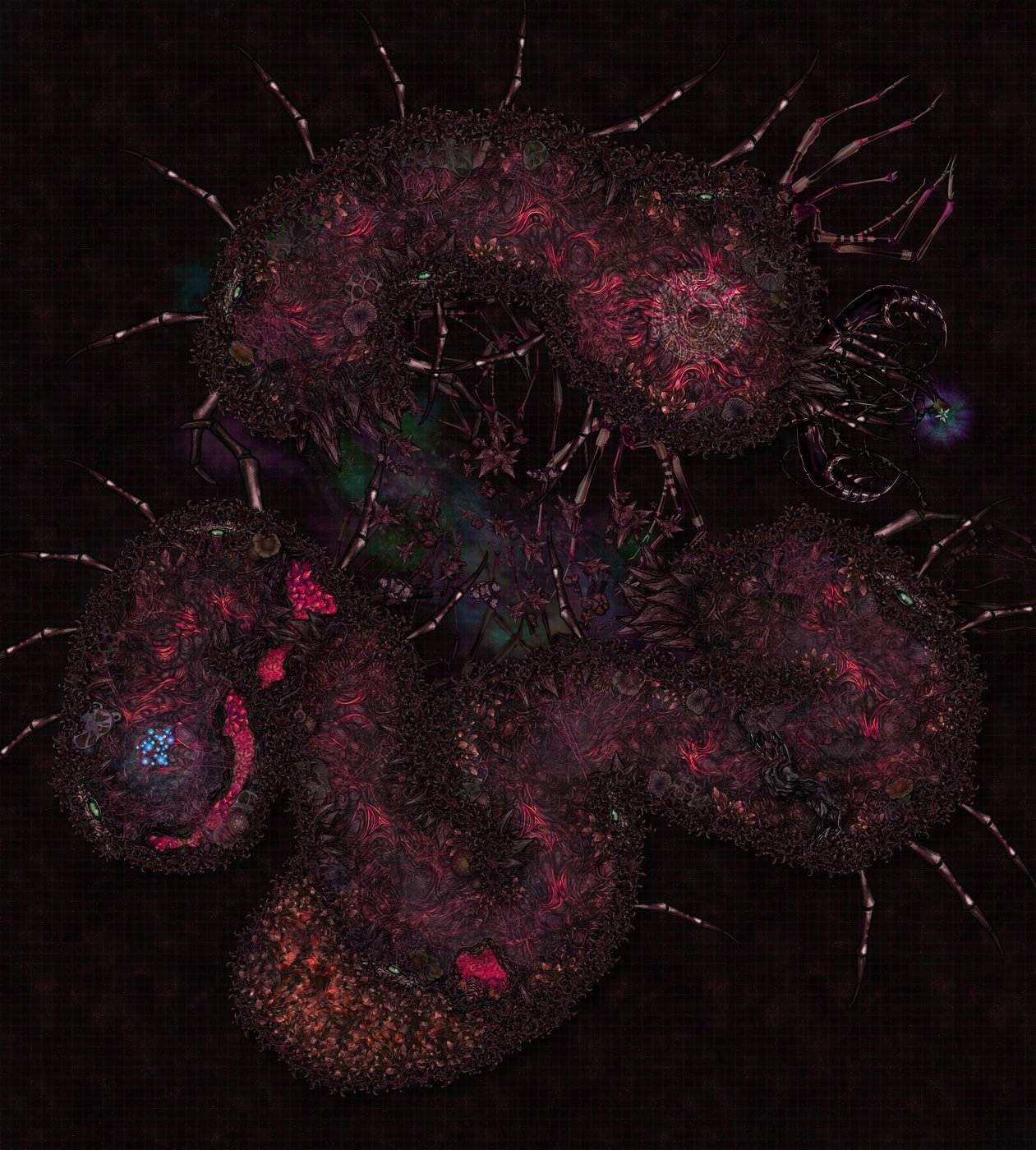 The Centipede's Carcass | Inkarnate - Create Fantasy Maps Online