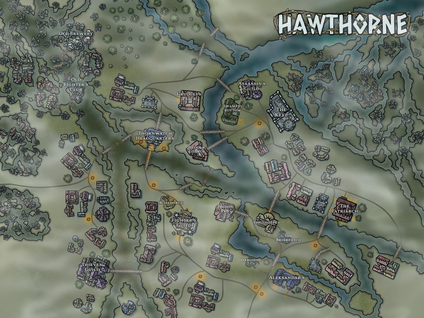 Hawthorne | Inkarnate - Create Fantasy Maps Online