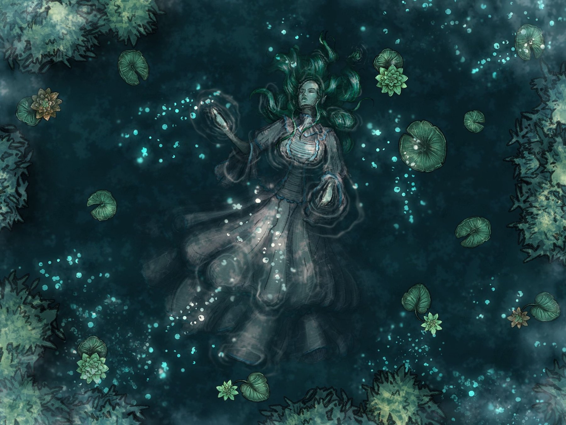 Swamp Ghost | Inkarnate - Create Fantasy Maps Online