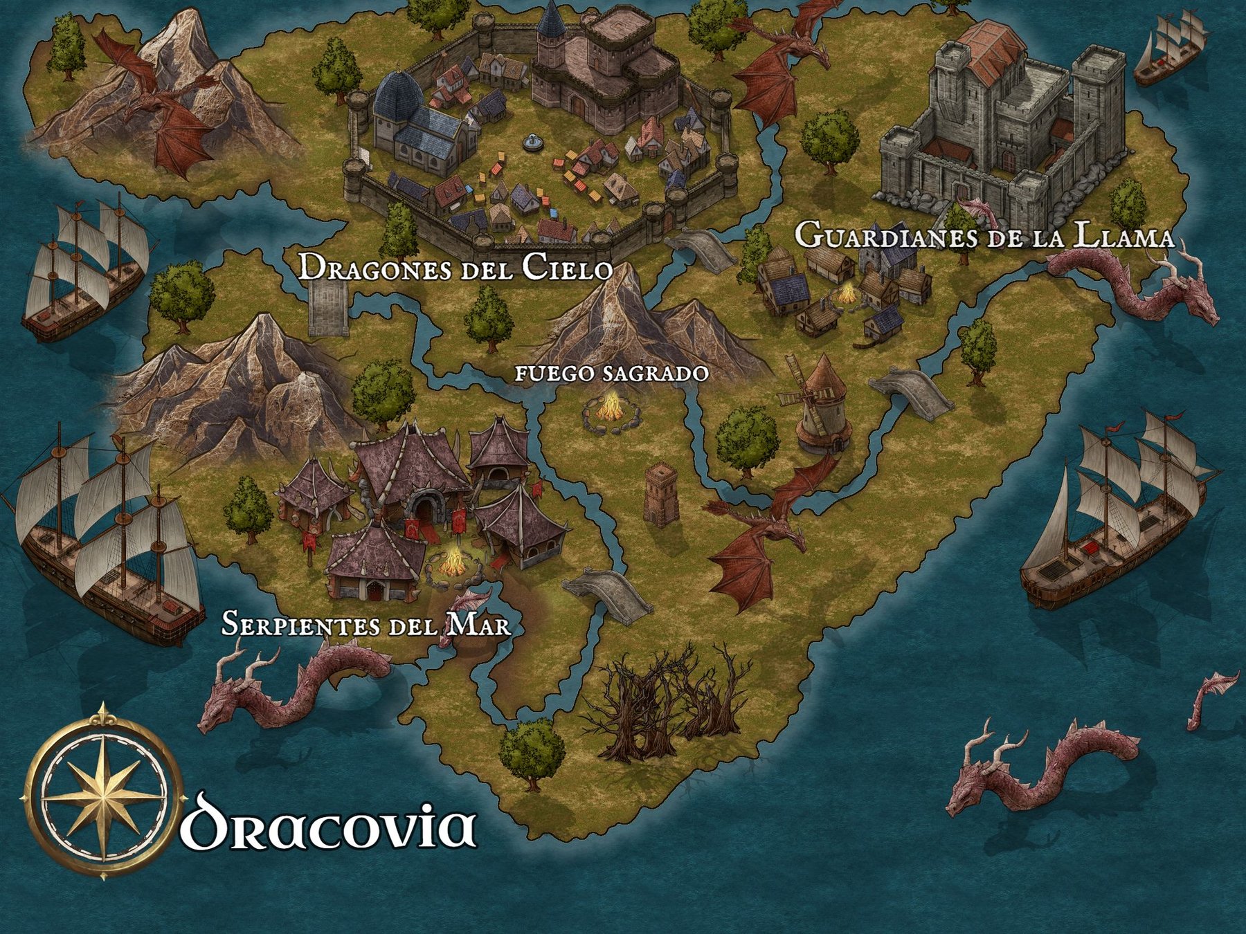 Dracovia | Inkarnate - Create Fantasy Maps Online