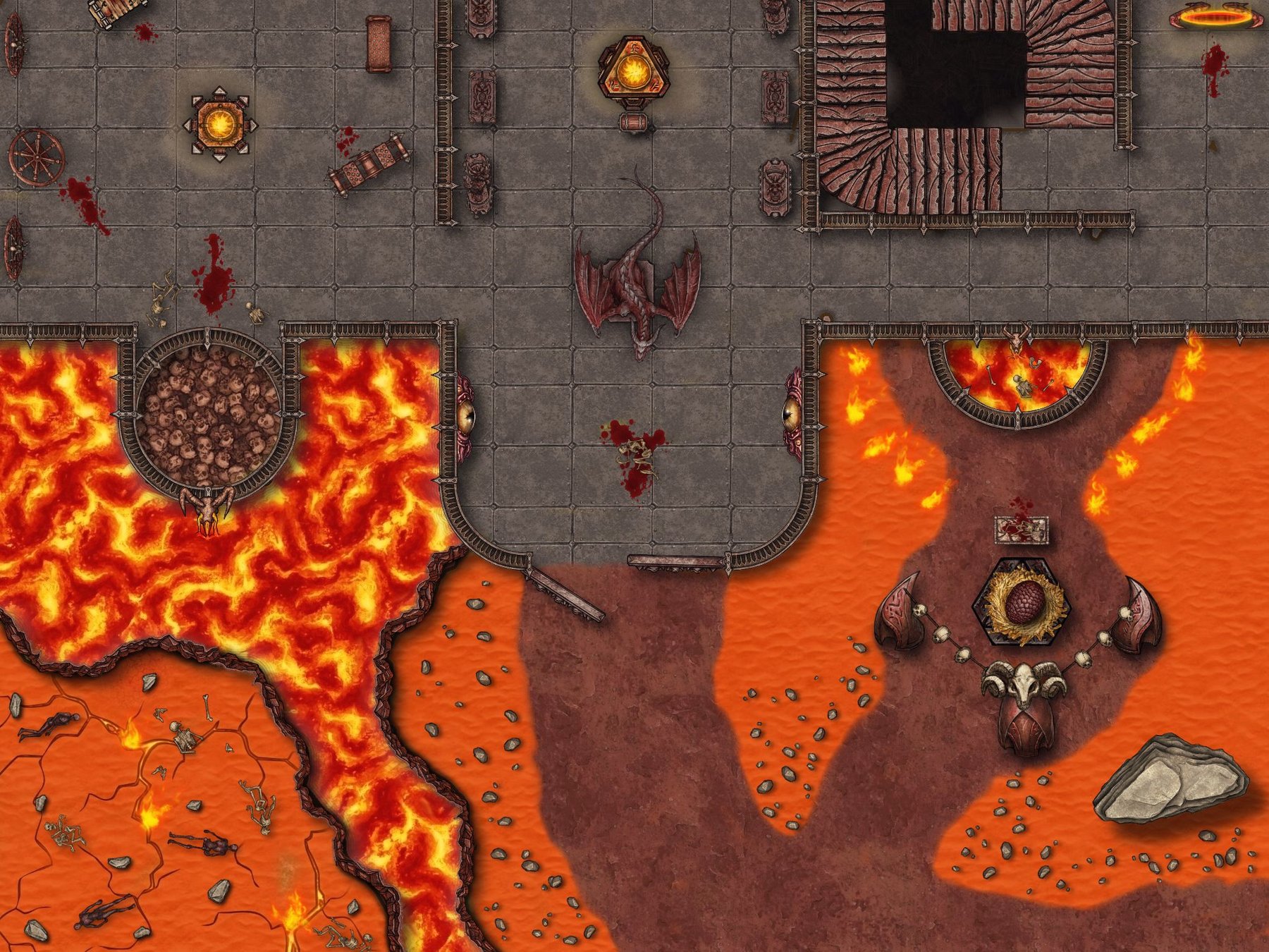 Hell Palace | Inkarnate - Create Fantasy Maps Online