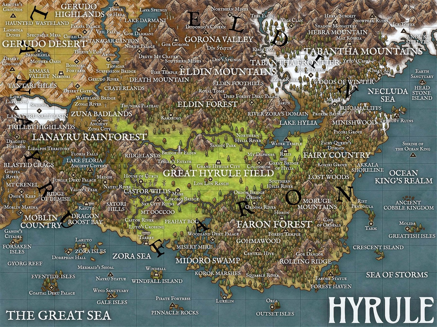 Hyrule | Inkarnate - Create Fantasy Maps Online