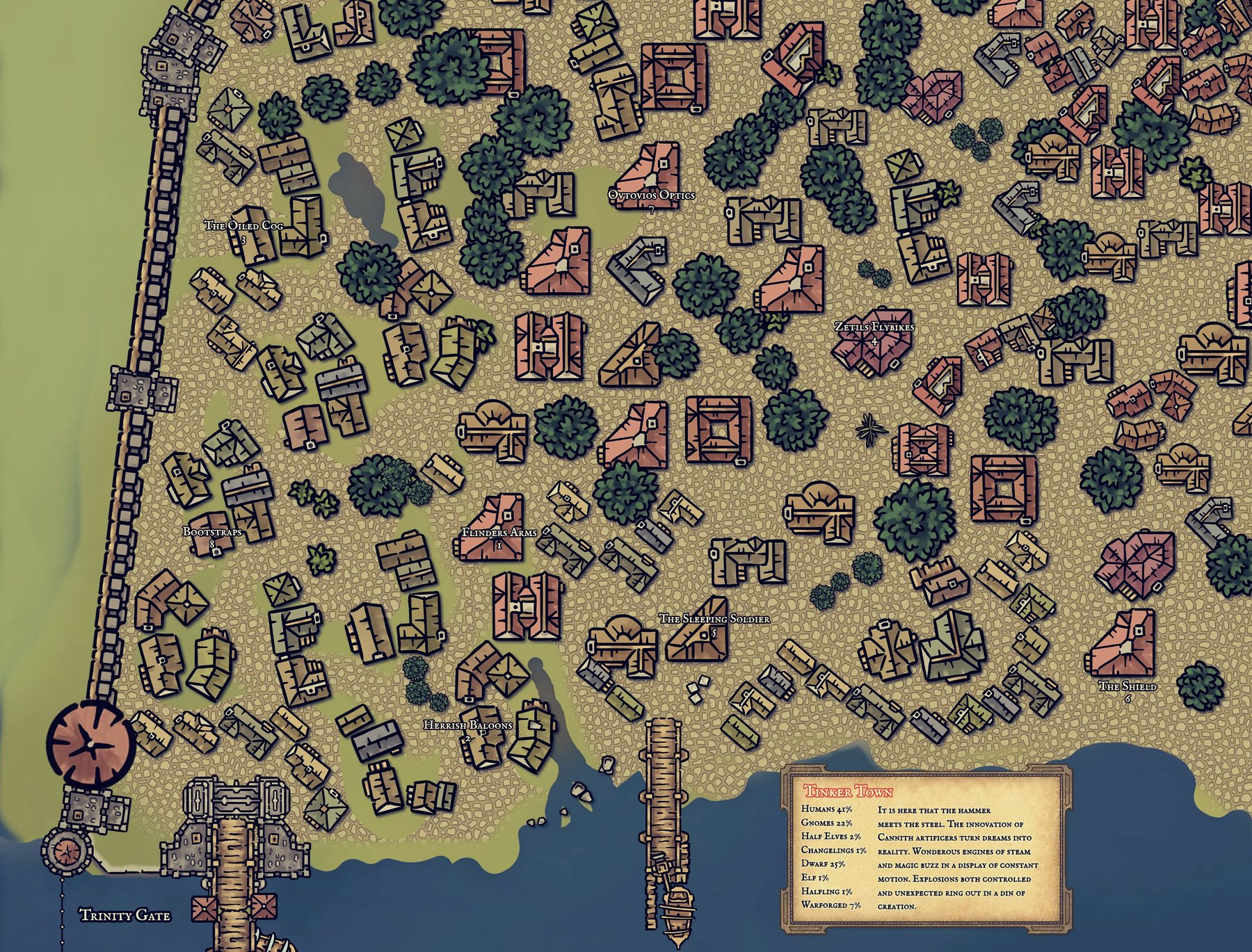 Tinker Town | Inkarnate - Create Fantasy Maps Online