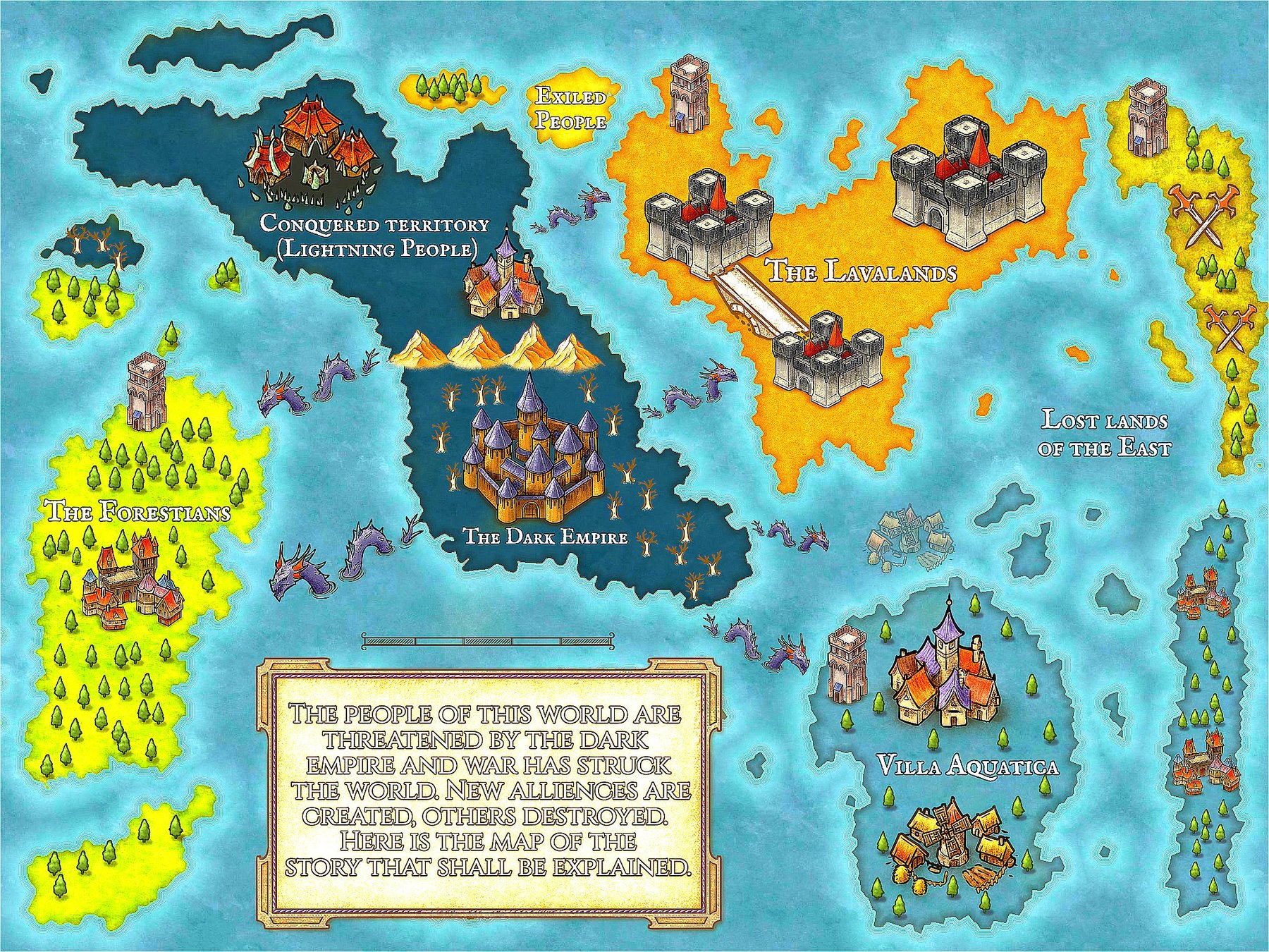 Map for a story | Inkarnate - Create Fantasy Maps Online