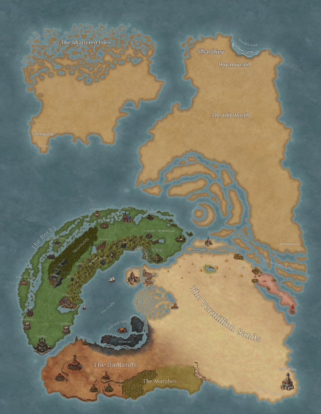 Dúrval - (In work) | Inkarnate - Create Fantasy Maps Online