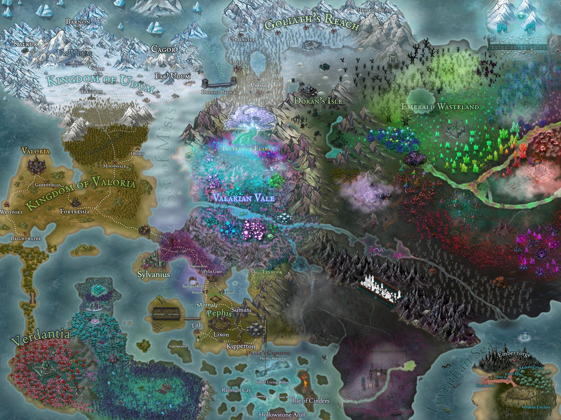 Eldorah | Inkarnate - Create Fantasy Maps Online