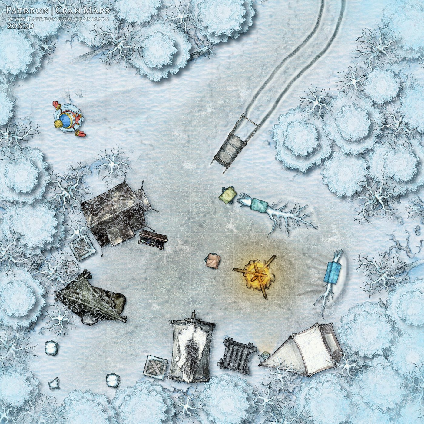 Winter Camp | Inkarnate - Create Fantasy Maps Online