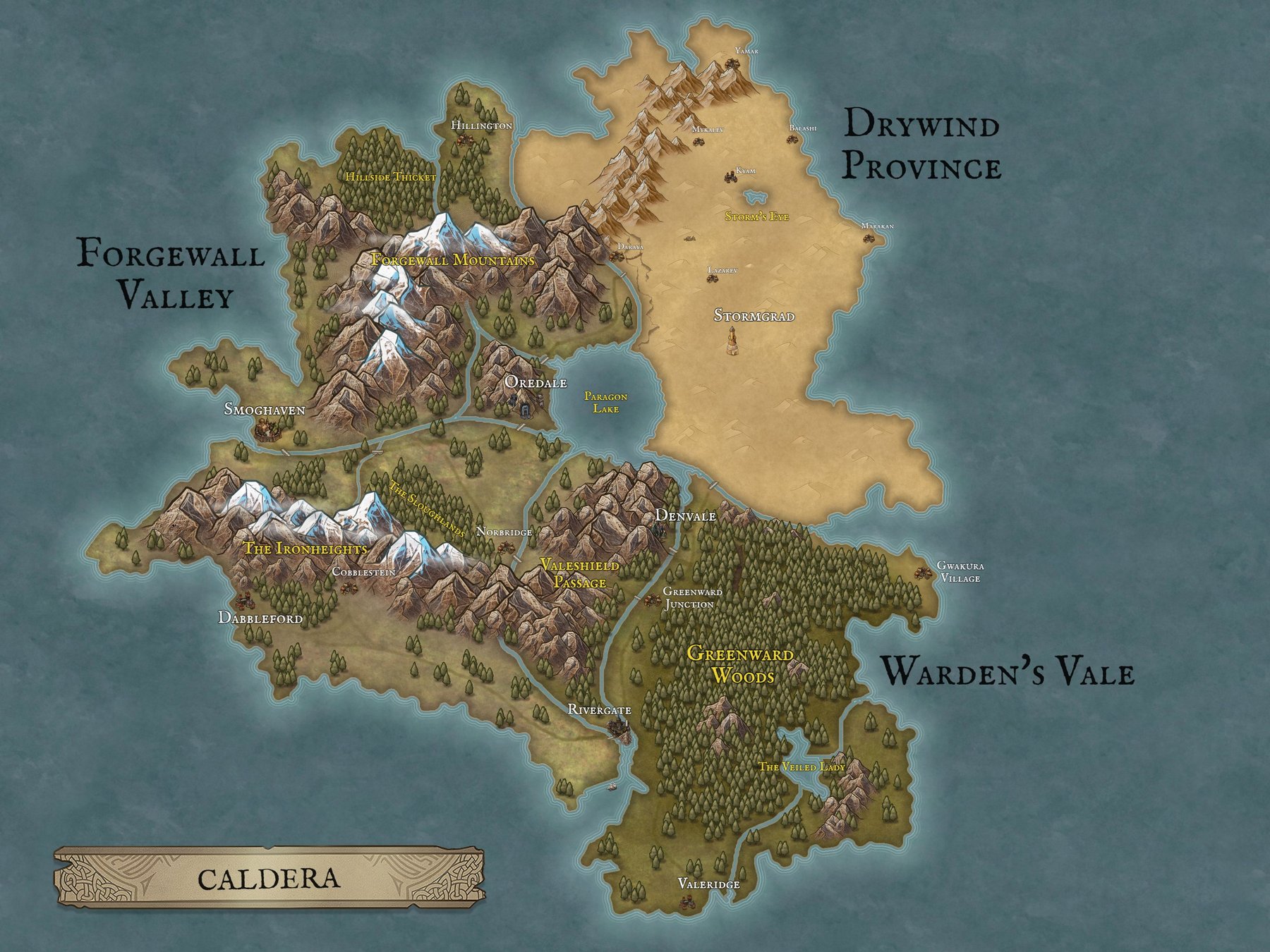Caldera | Inkarnate - Create Fantasy Maps Online