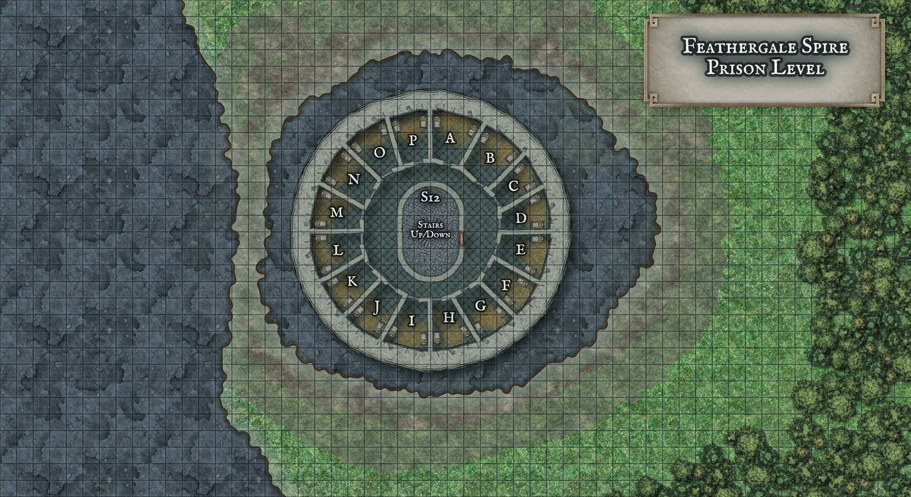 Feathergale Spire - Prison | Inkarnate - Create Fantasy Maps Online