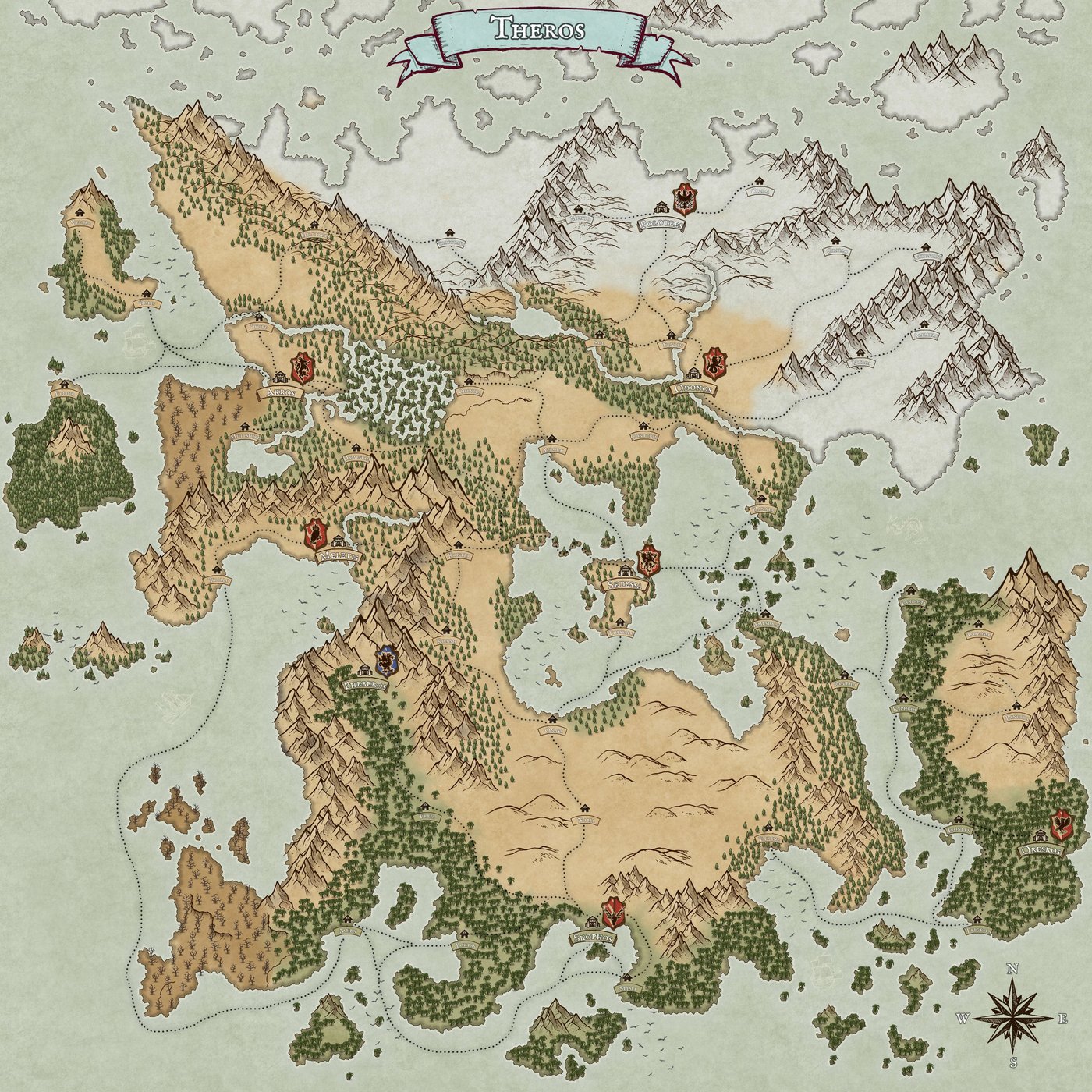 Theros | Inkarnate - Create Fantasy Maps Online