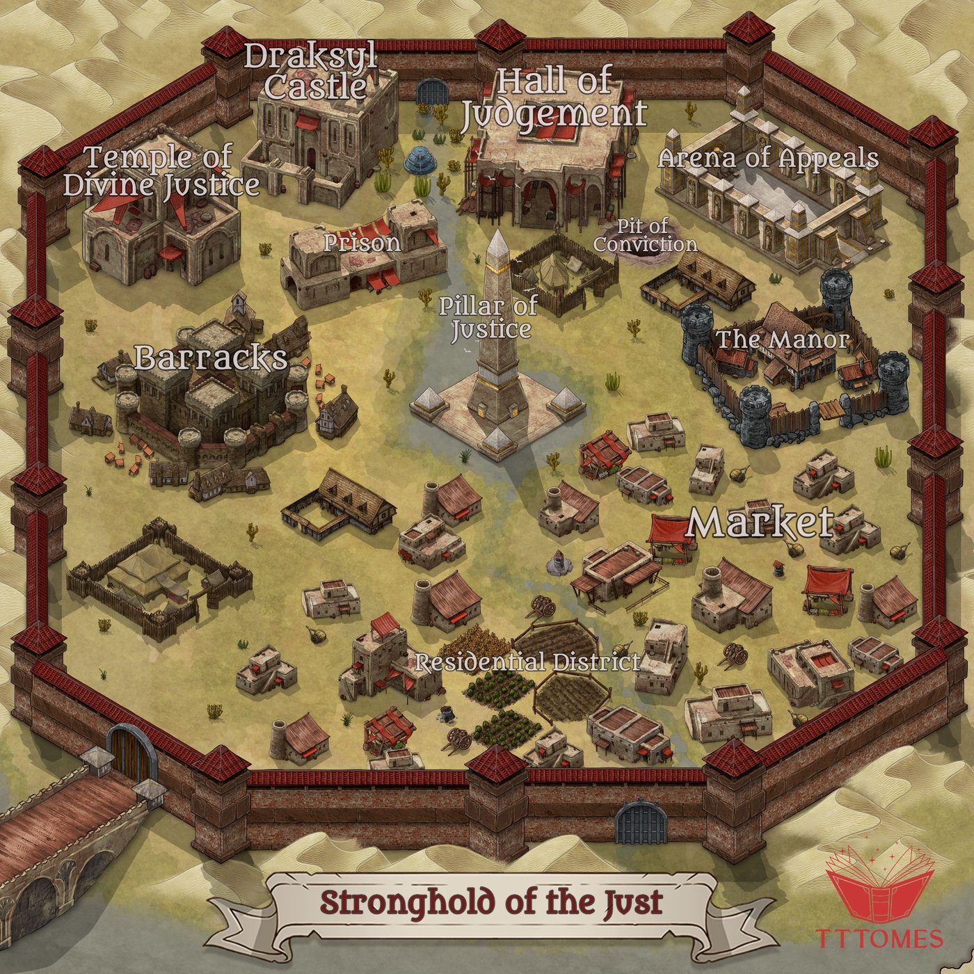 Stronghold of the Just | Inkarnate - Create Fantasy Maps Online