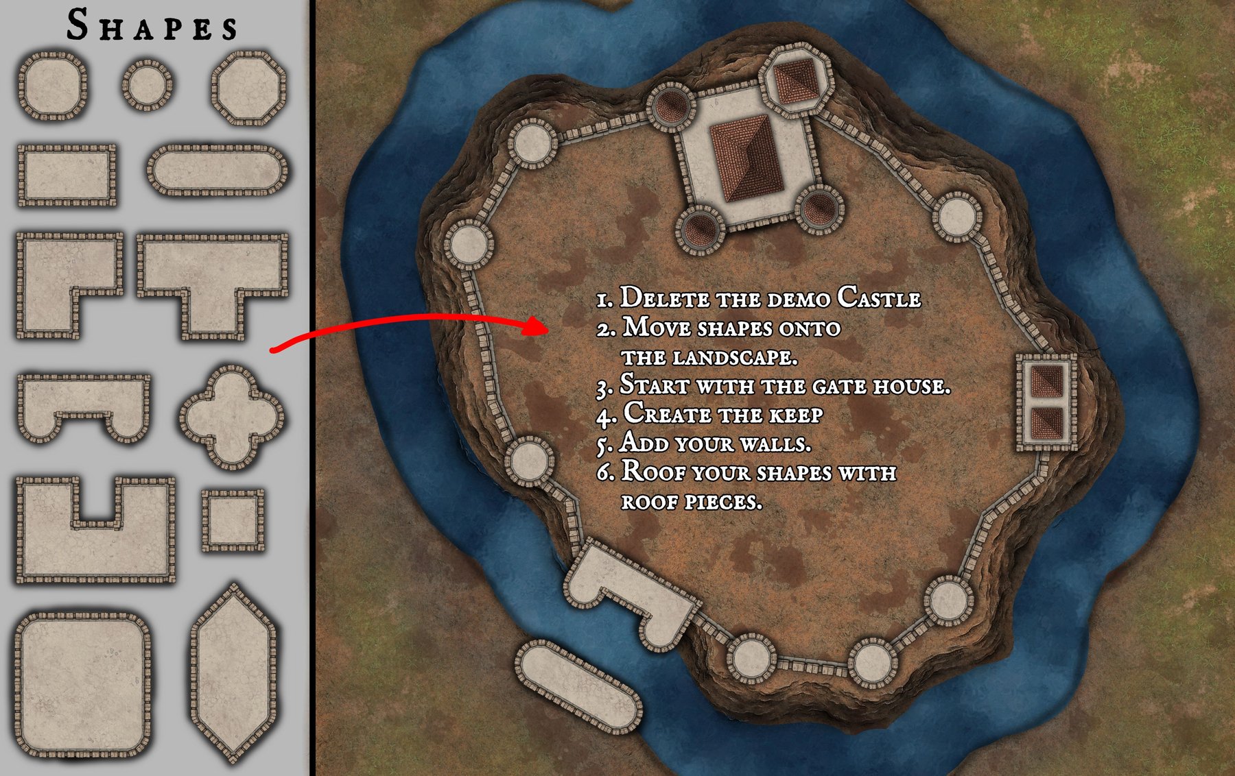 Castle Practice | Inkarnate - Create Fantasy Maps Online