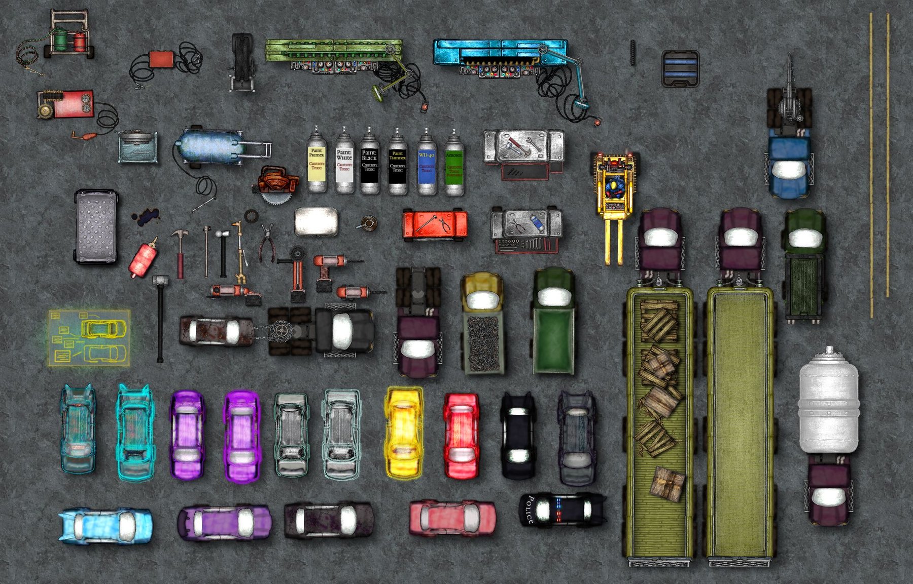 The Cyberpunk Mechanic's Tool Pack (KKXIII Version with Renamed Groups ...