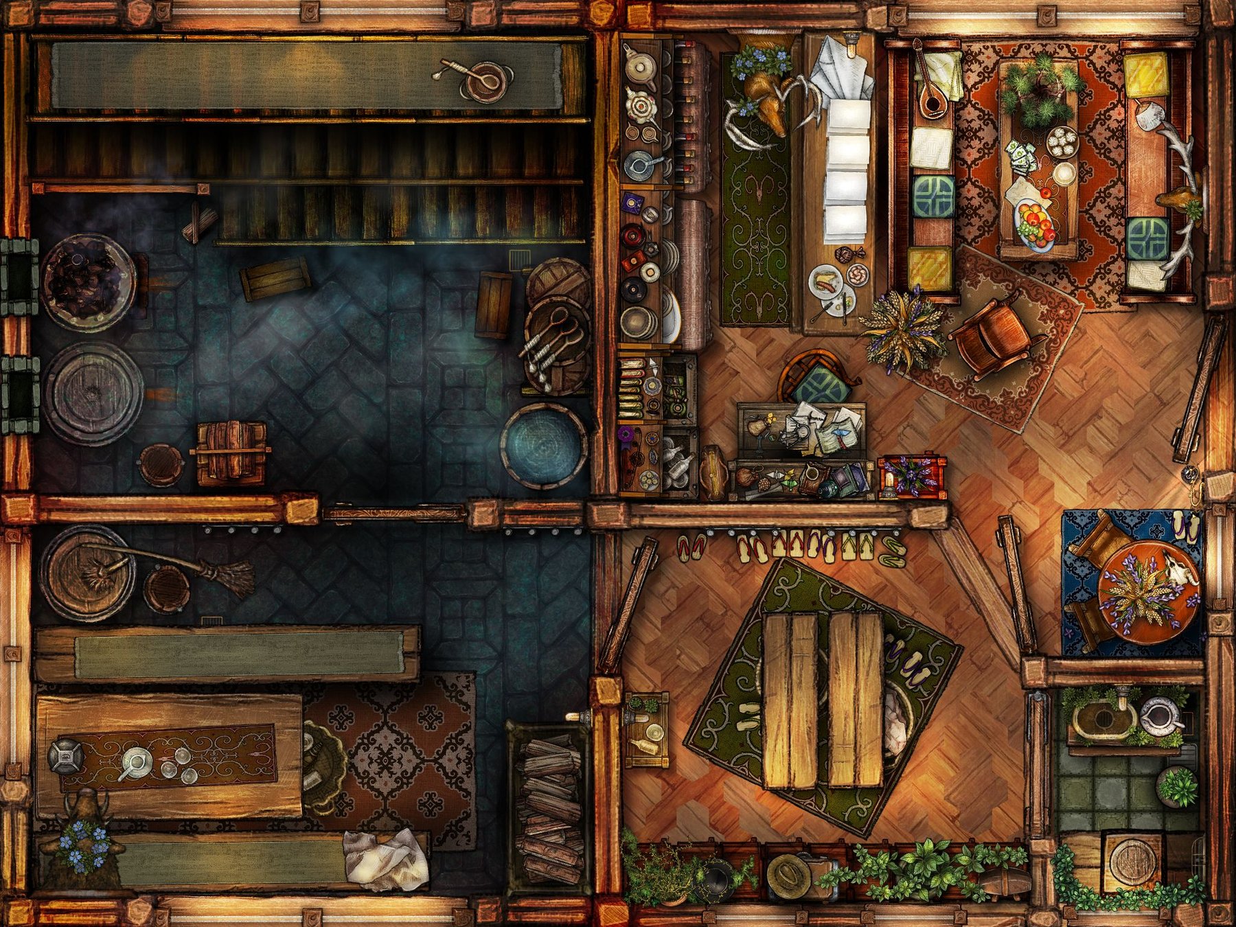 Vildhorn Sauna | Inkarnate - Create Fantasy Maps Online