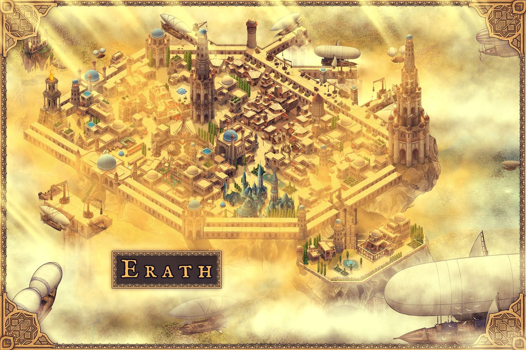 Erath - Stadt der Vatnafell-Expedition auf dem westlichen Kontinent ...