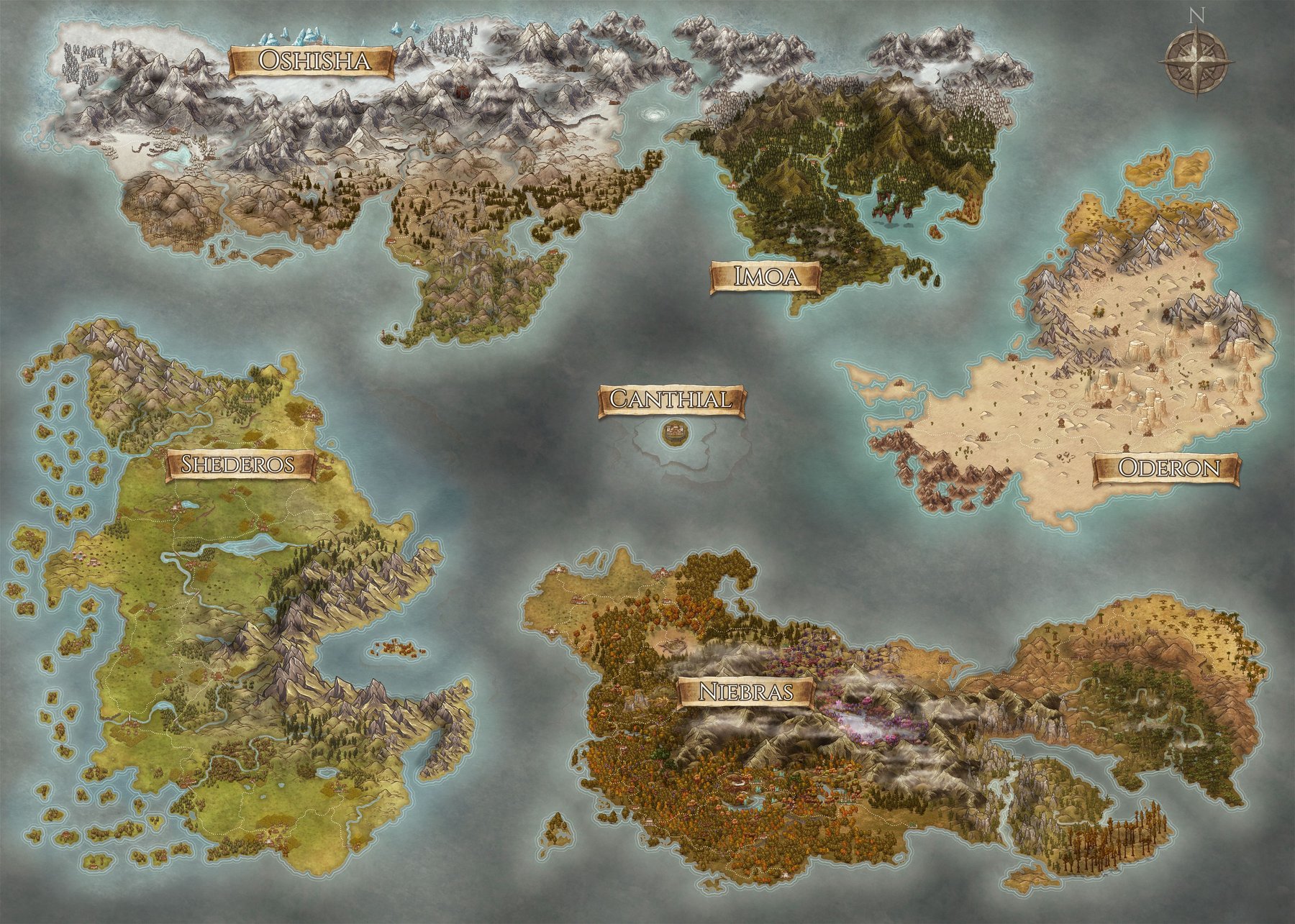 Unnamed worldmap | Inkarnate - Create Fantasy Maps Online