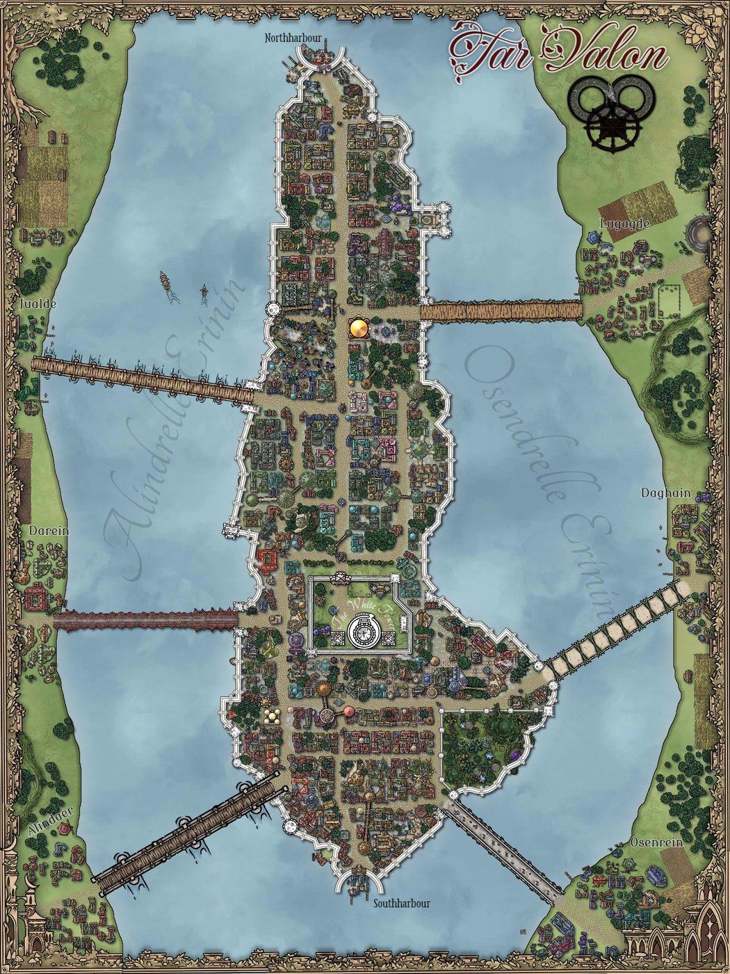 Tar Valon | Inkarnate - Create Fantasy Maps Online