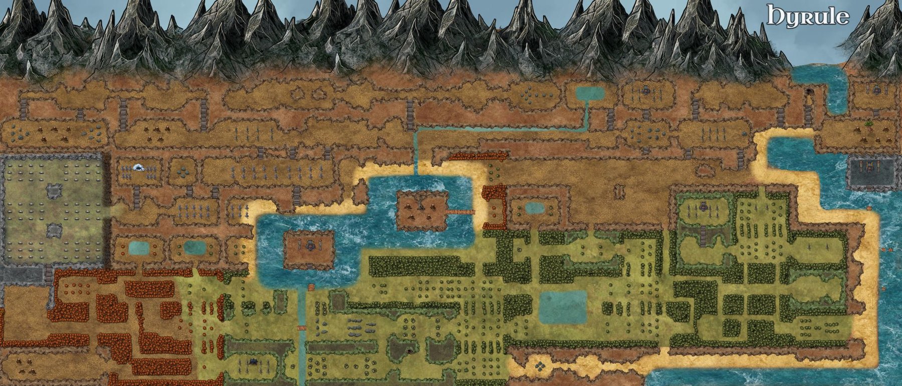 Hyrule, Legend of Zelda | Inkarnate - Create Fantasy Maps Online