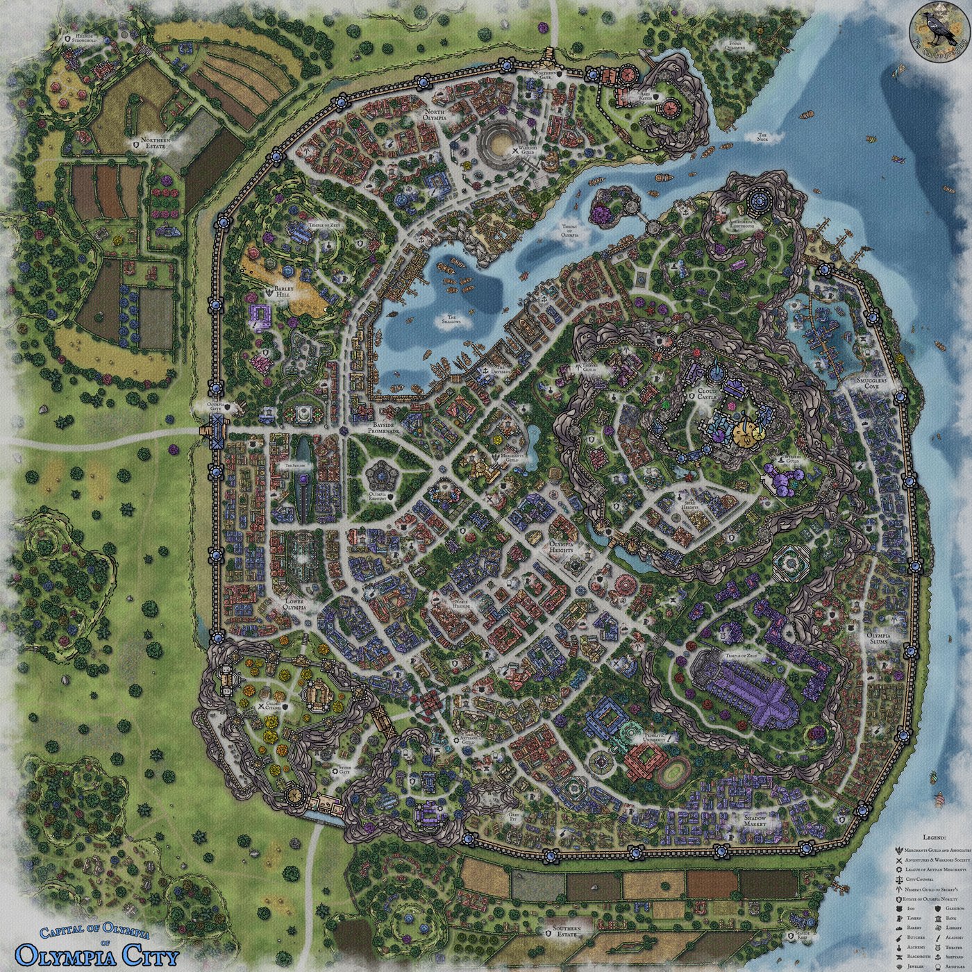 Olympia City (copy) | Inkarnate - Create Fantasy Maps Online