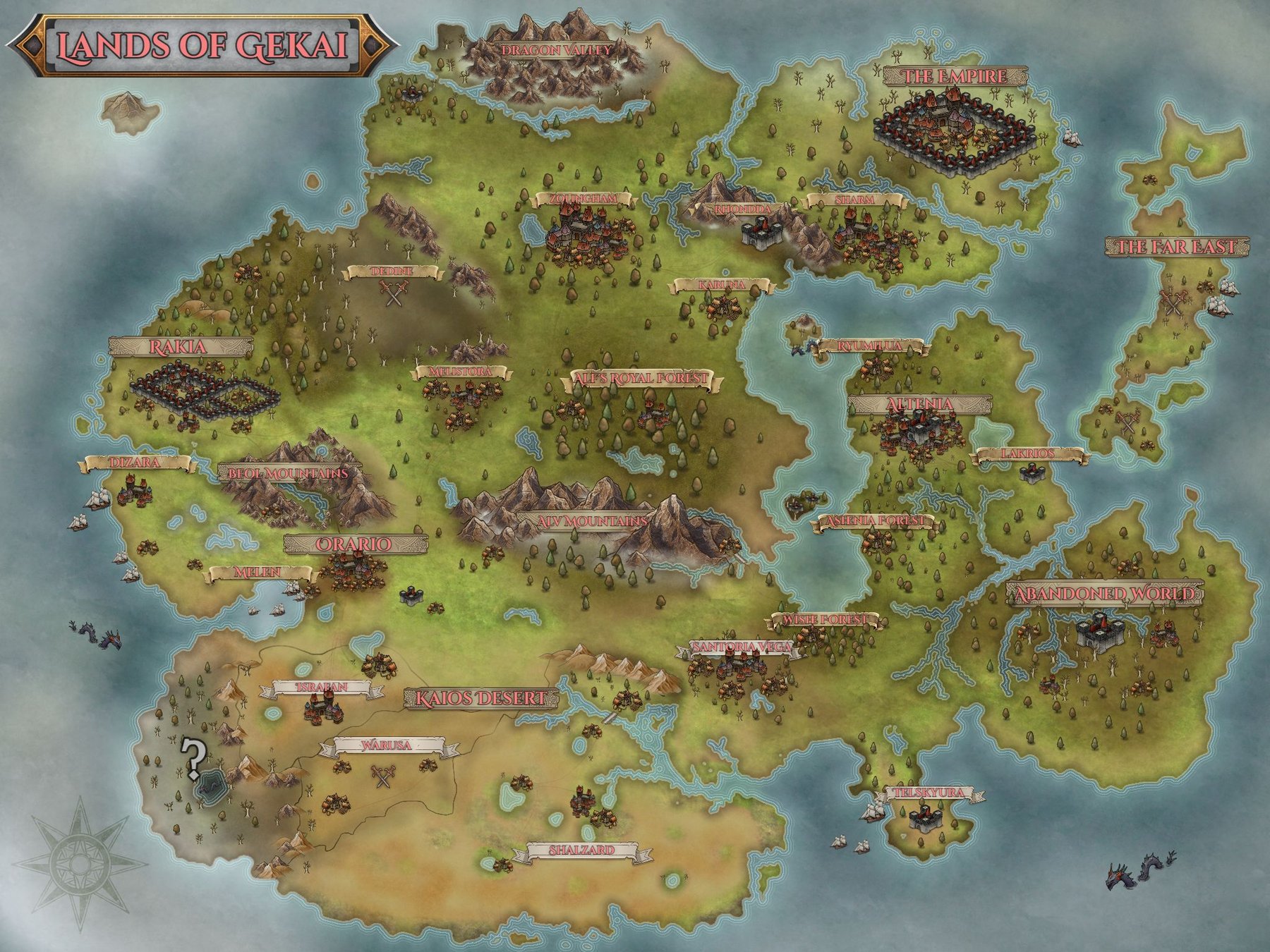 DanMachi Gekai | Inkarnate - Create Fantasy Maps Online