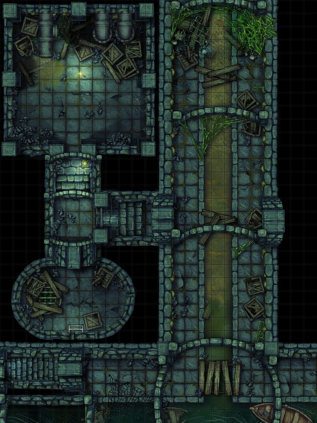 Sewers 1 | Inkarnate - Create Fantasy Maps Online