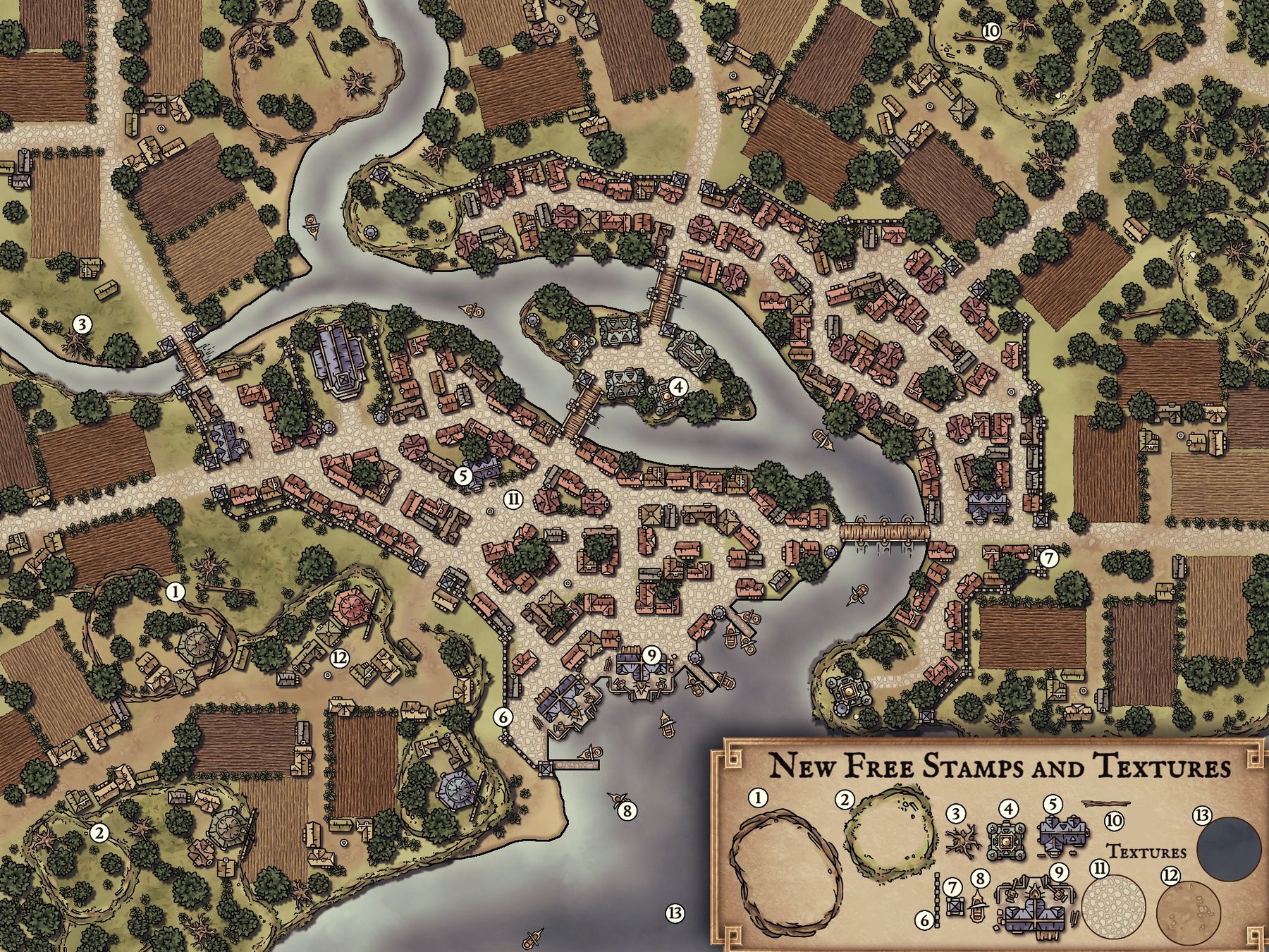 Freedom Port [Free Assets only] | Inkarnate - Create Fantasy Maps Online