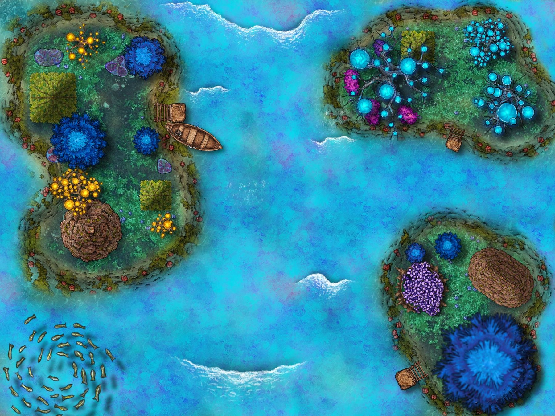 Fey wild map | Inkarnate - Create Fantasy Maps Online