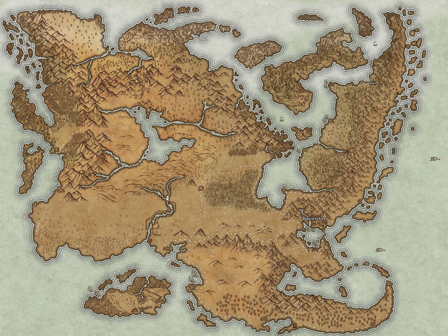 Continent Map | Inkarnate - Create Fantasy Maps Online