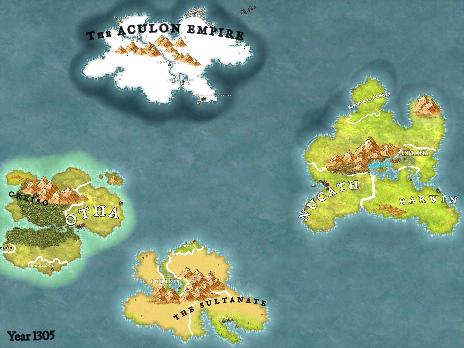The World of Furio - Year 1305 | Inkarnate - Create Fantasy Maps Online