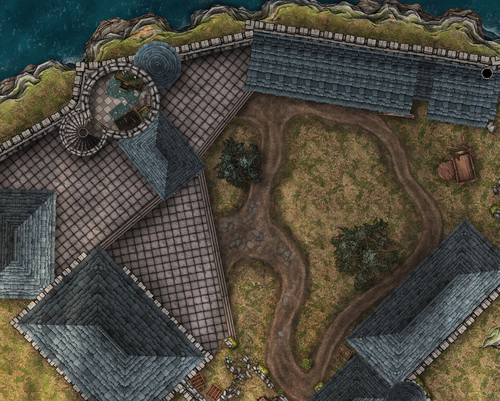 Castle Wittgenstein (Area3) 2nd Floor | Inkarnate - Create Fantasy Maps ...